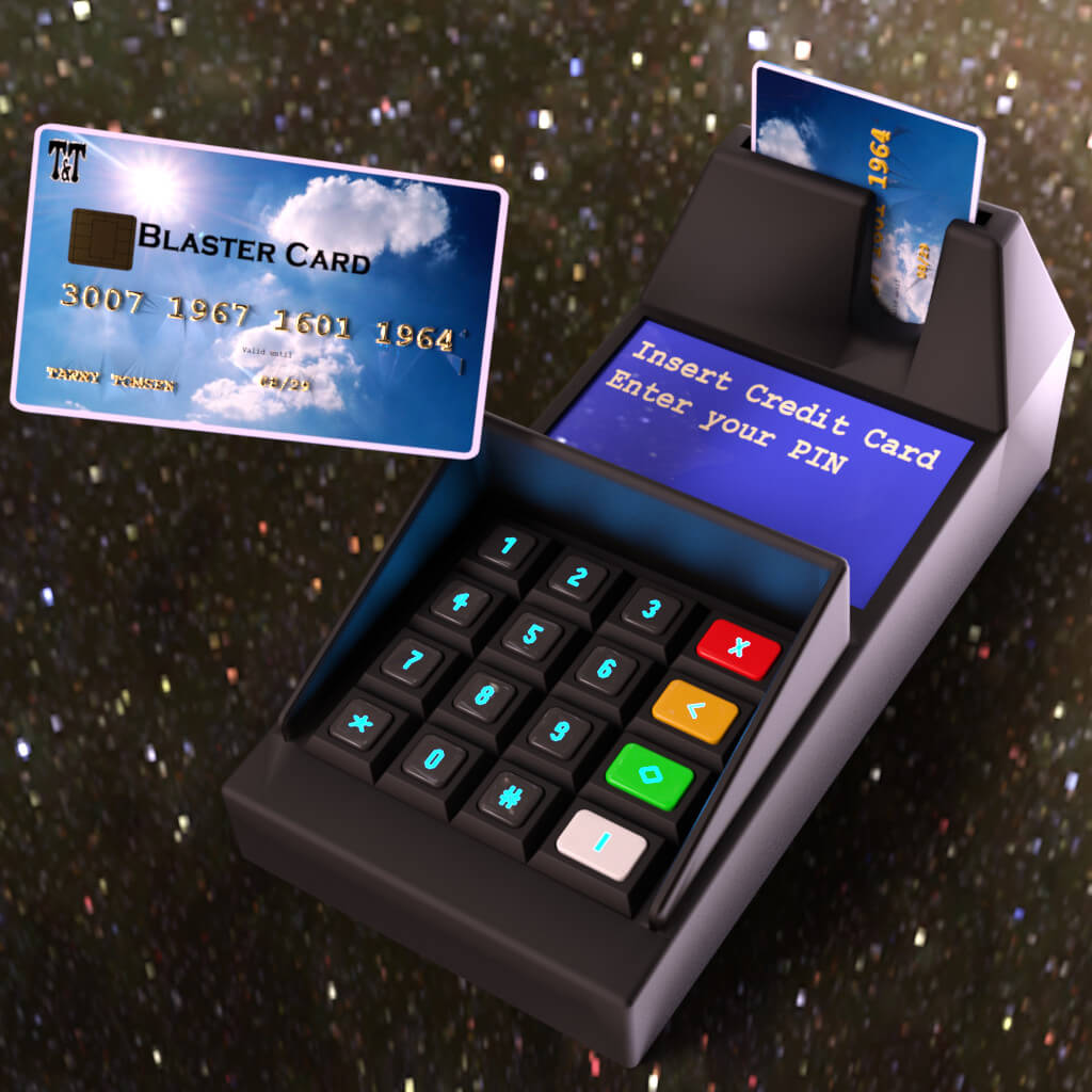 Cardreader Terminal - Free Daz Content by TawnyT