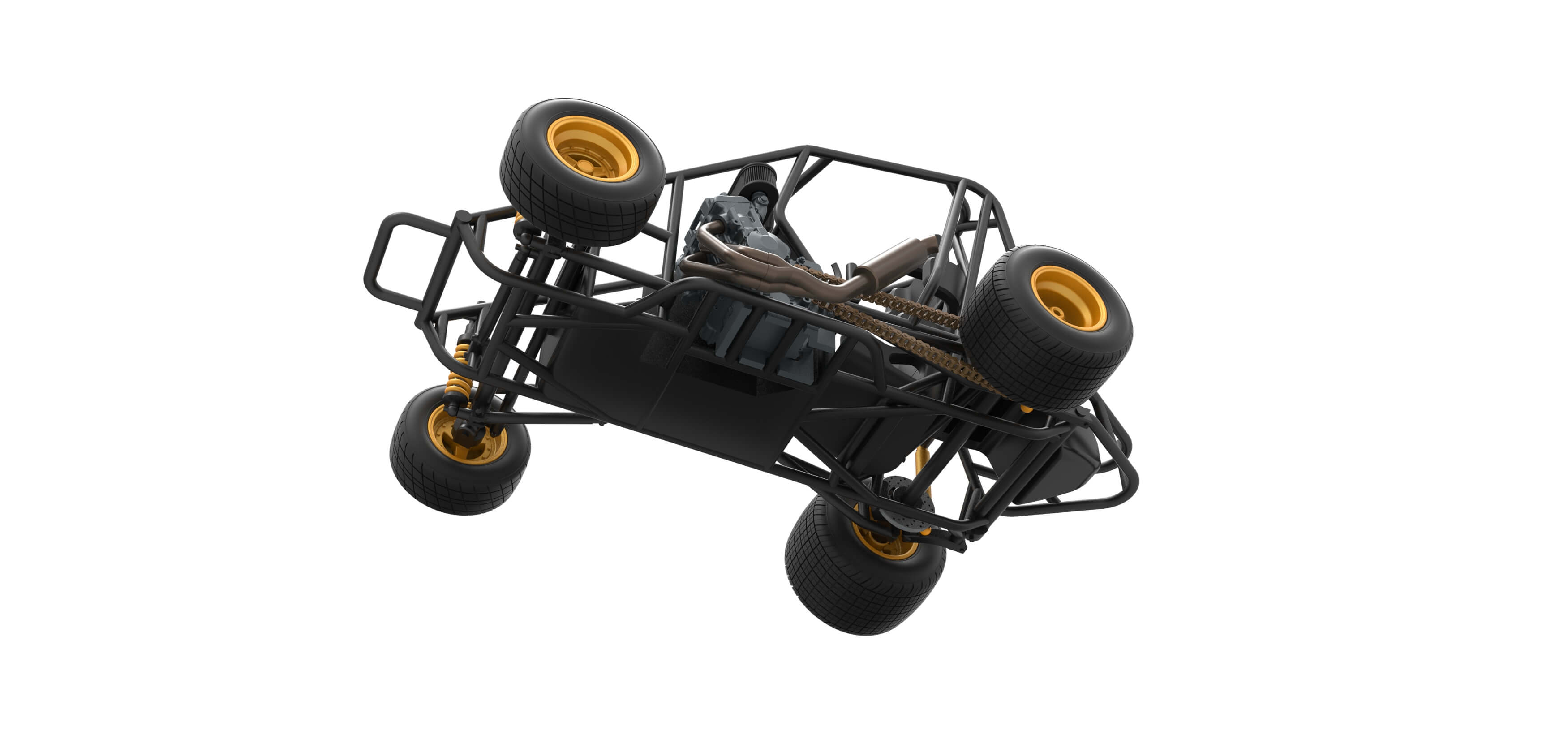 600 Micro Sprint Car Base 1:25 - 3D Model by TechItemsRock