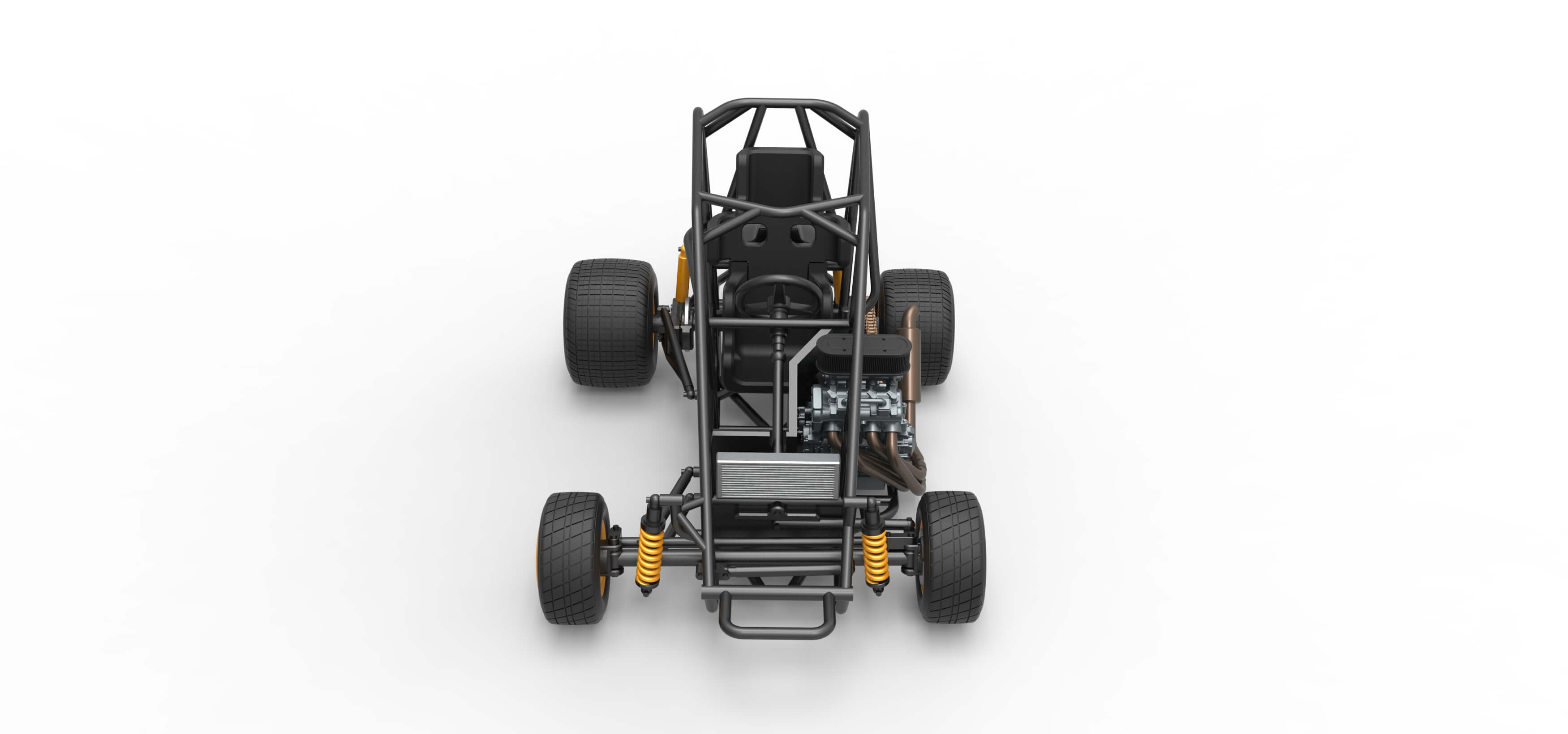 600 Micro Sprint Car Base 1:25 - 3D Model by TechItemsRock
