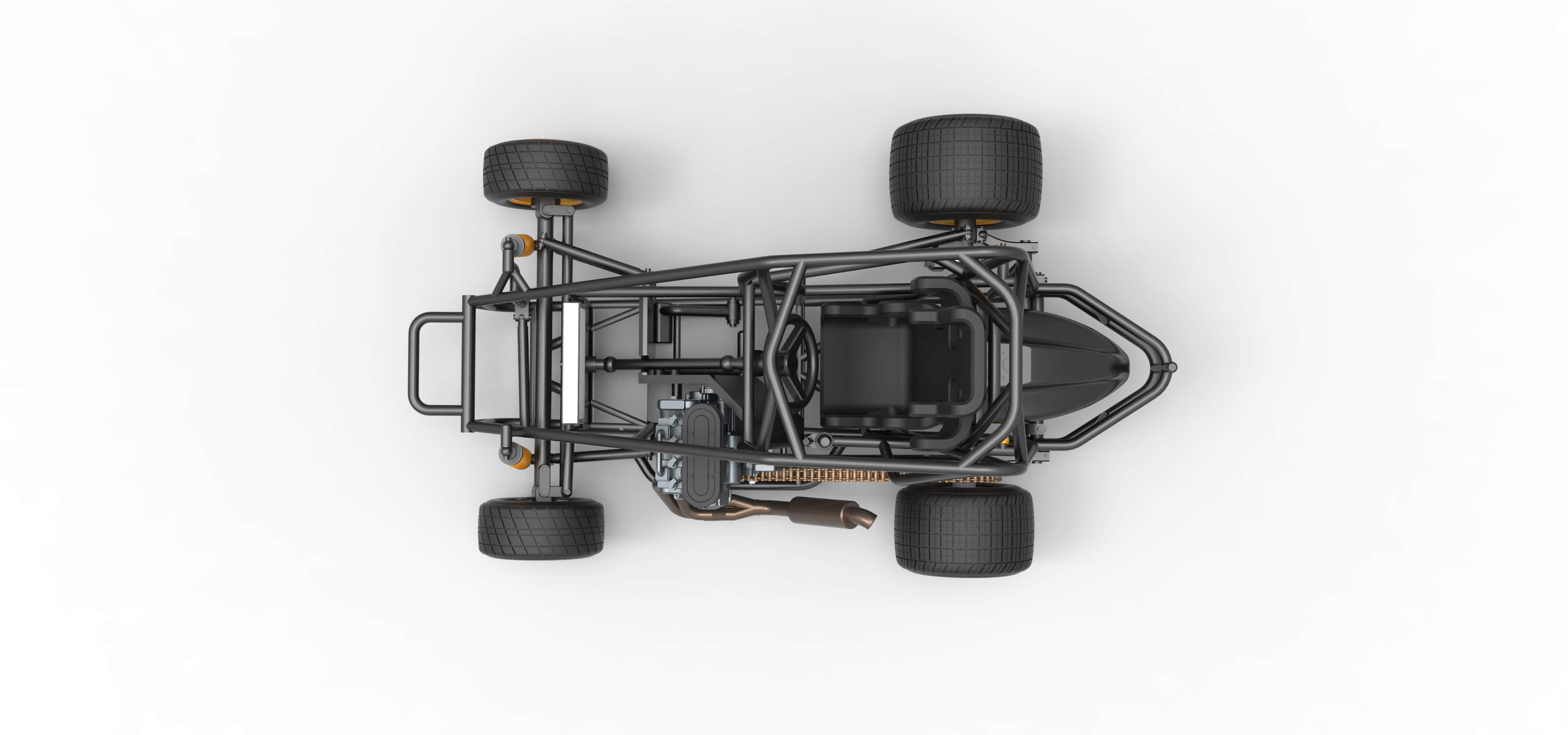 600 Micro Sprint Car Base 1:25 - 3D Model by TechItemsRock