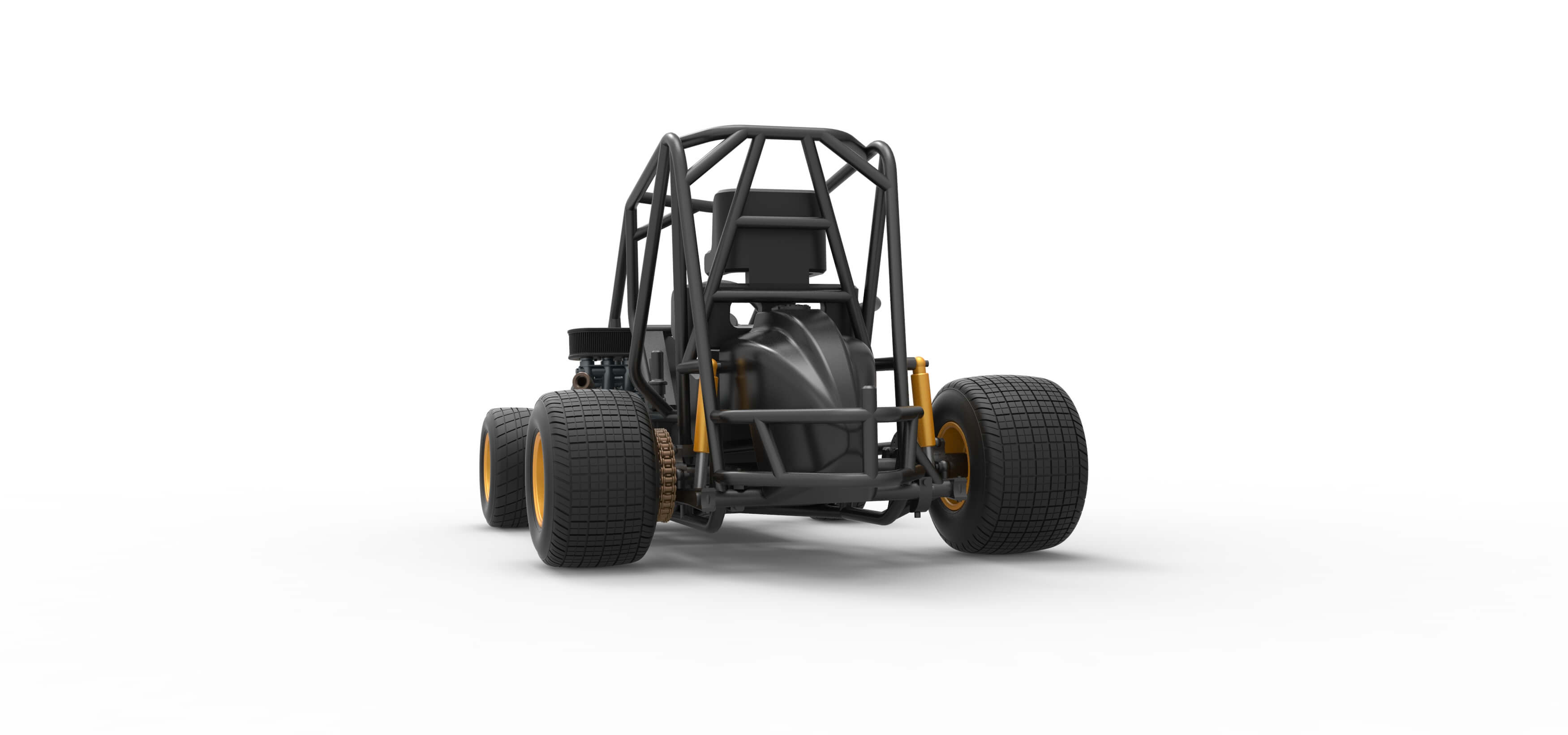 600 Micro Sprint Car Base 1:25 - 3D Model by TechItemsRock