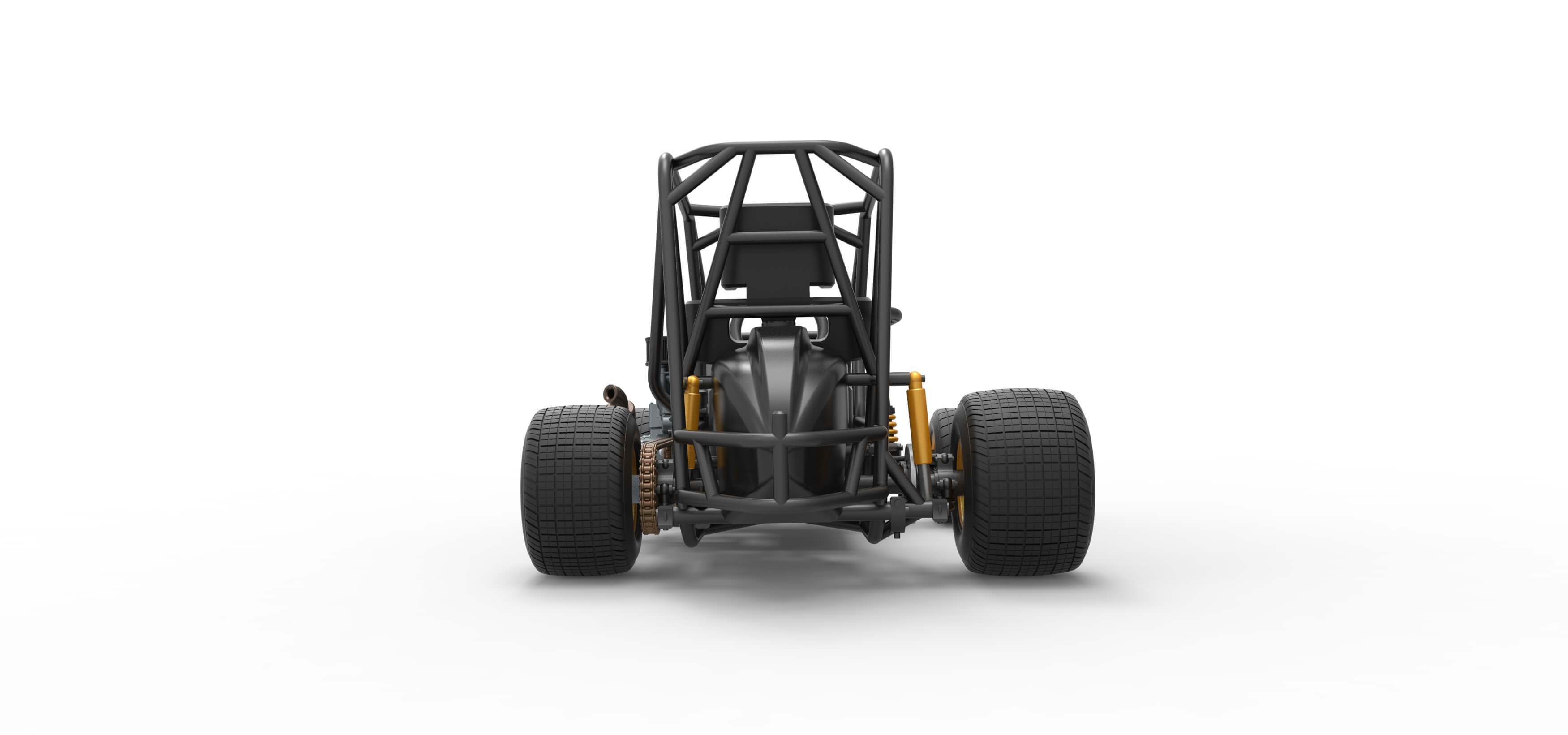 600 Micro Sprint Car Base 1:25 - 3D Model by TechItemsRock