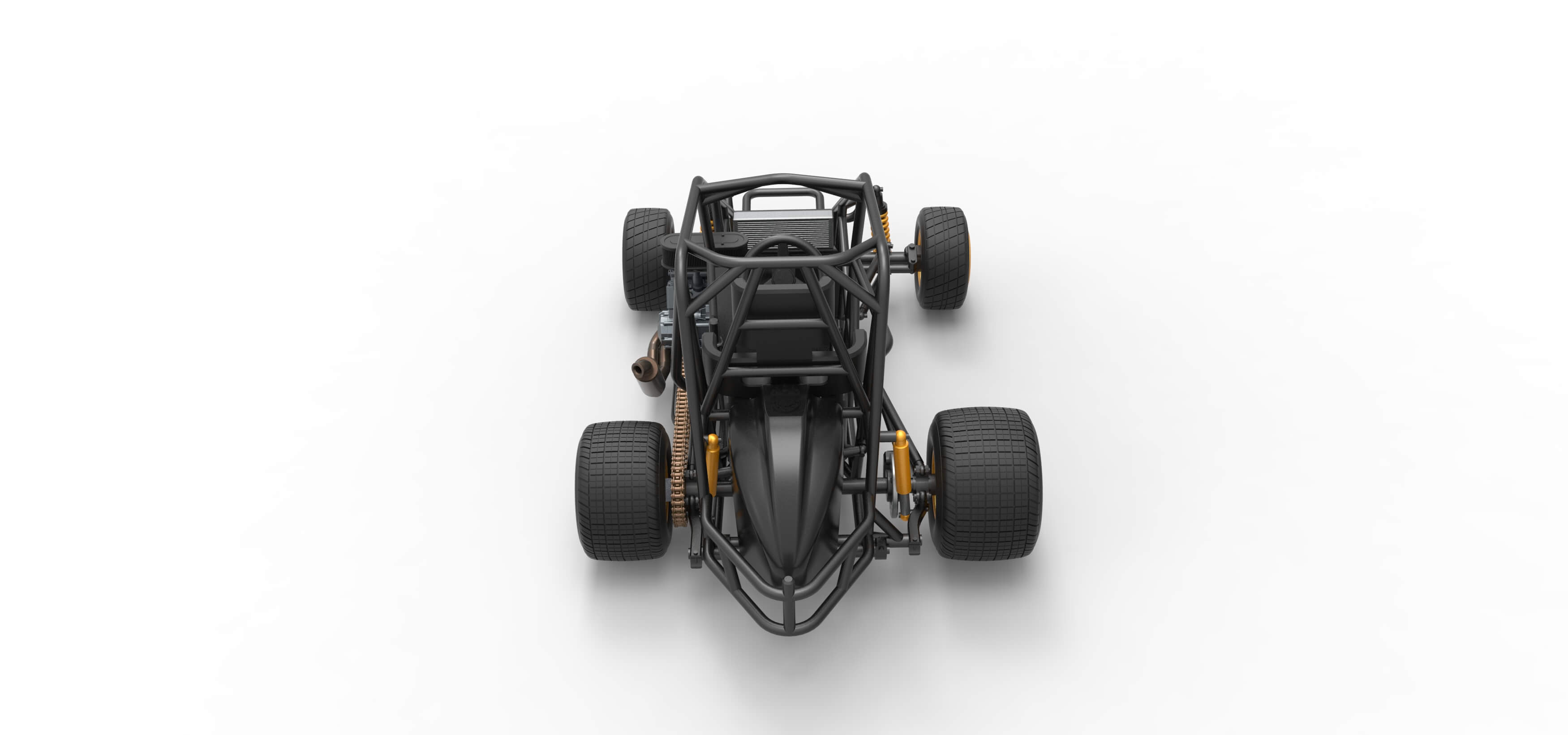 600 Micro Sprint Car Base 1:25 - 3D Model by TechItemsRock