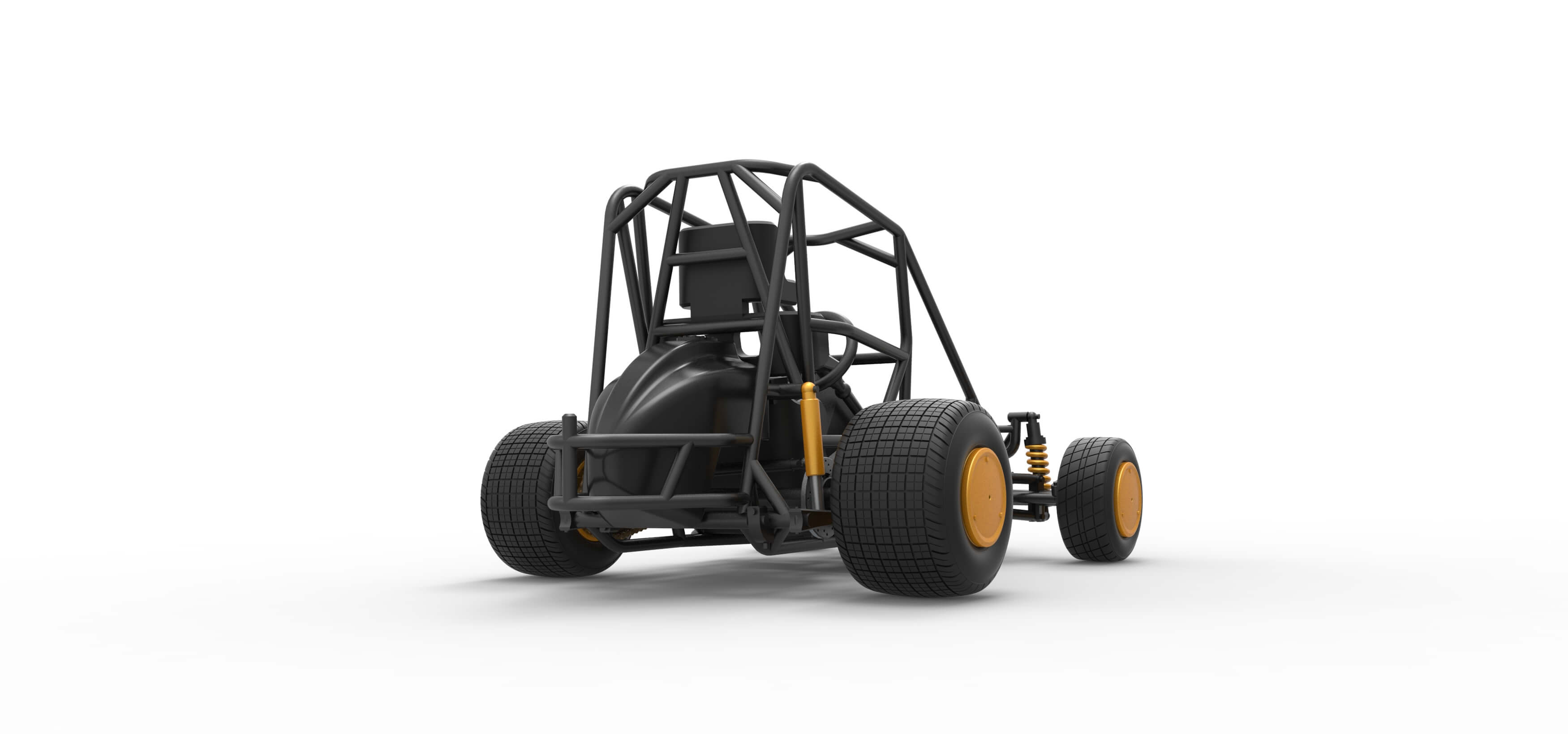 600 Micro Sprint Car Base 1:25 - 3D Model by TechItemsRock