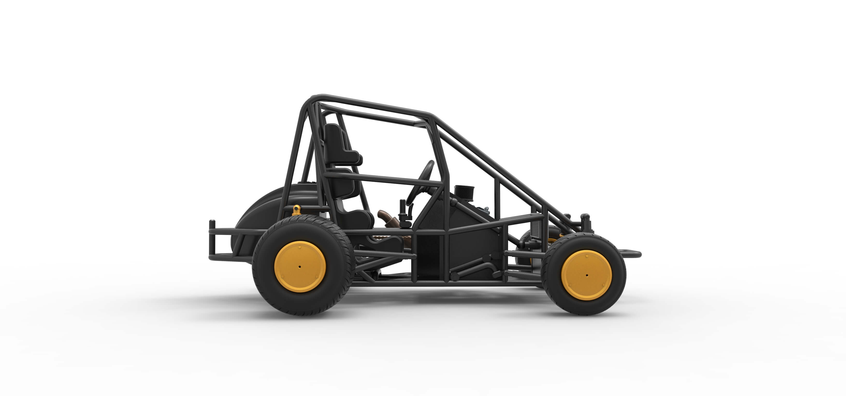 600 Micro Sprint Car Base 1:25 - 3D Model by TechItemsRock