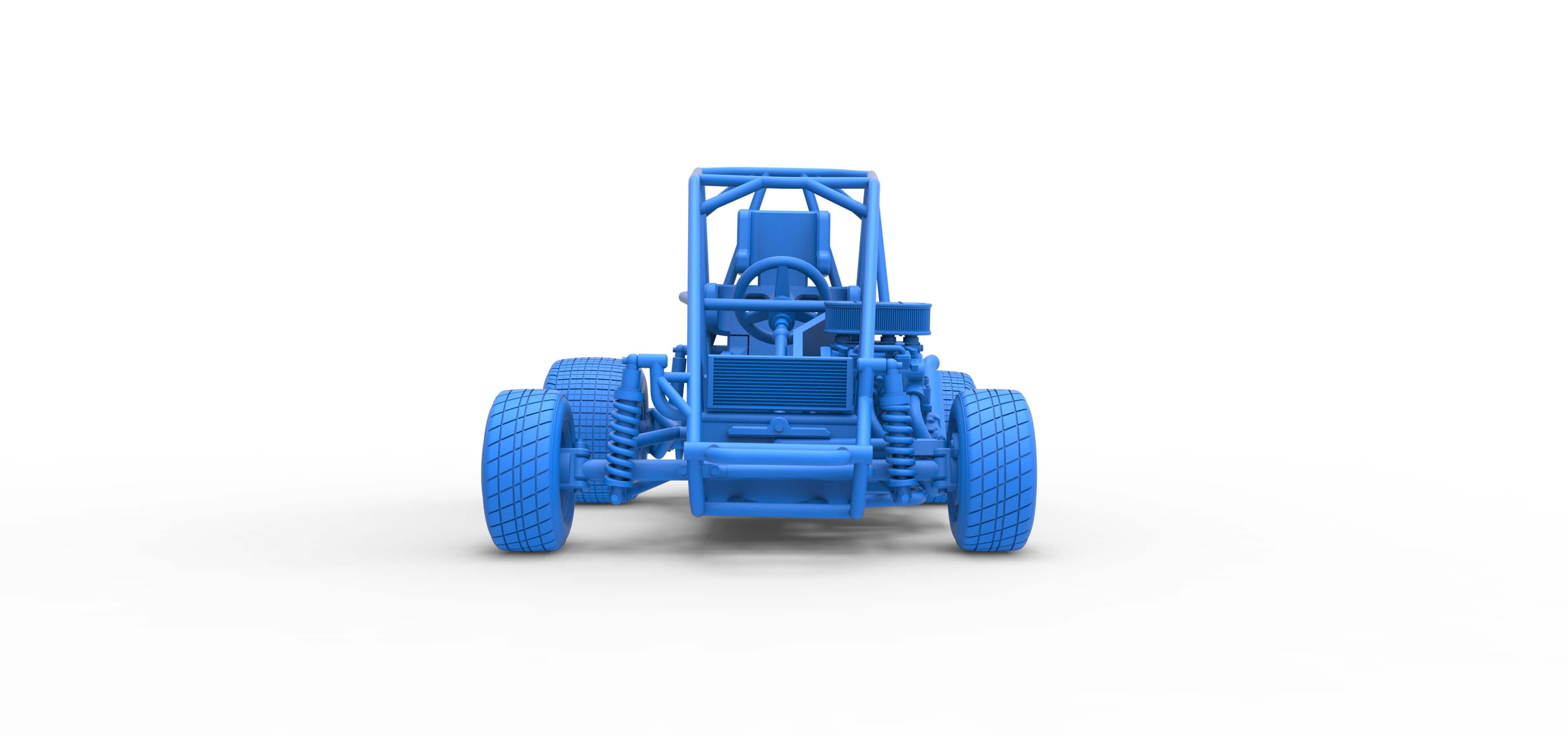600 Micro Sprint Car Base 1:25 - 3D Model by TechItemsRock