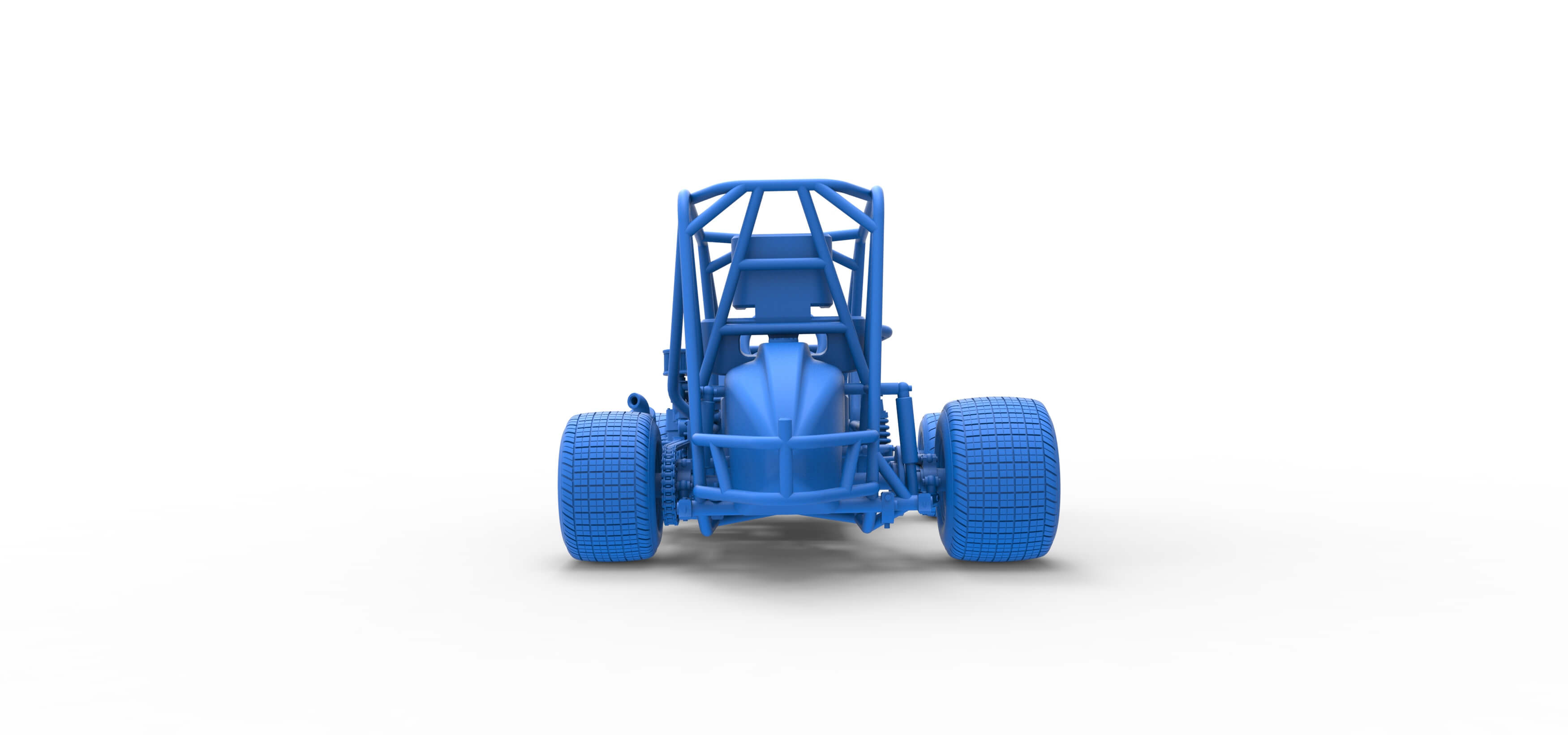 600 Micro Sprint Car Base 1:25 - 3D Model by TechItemsRock