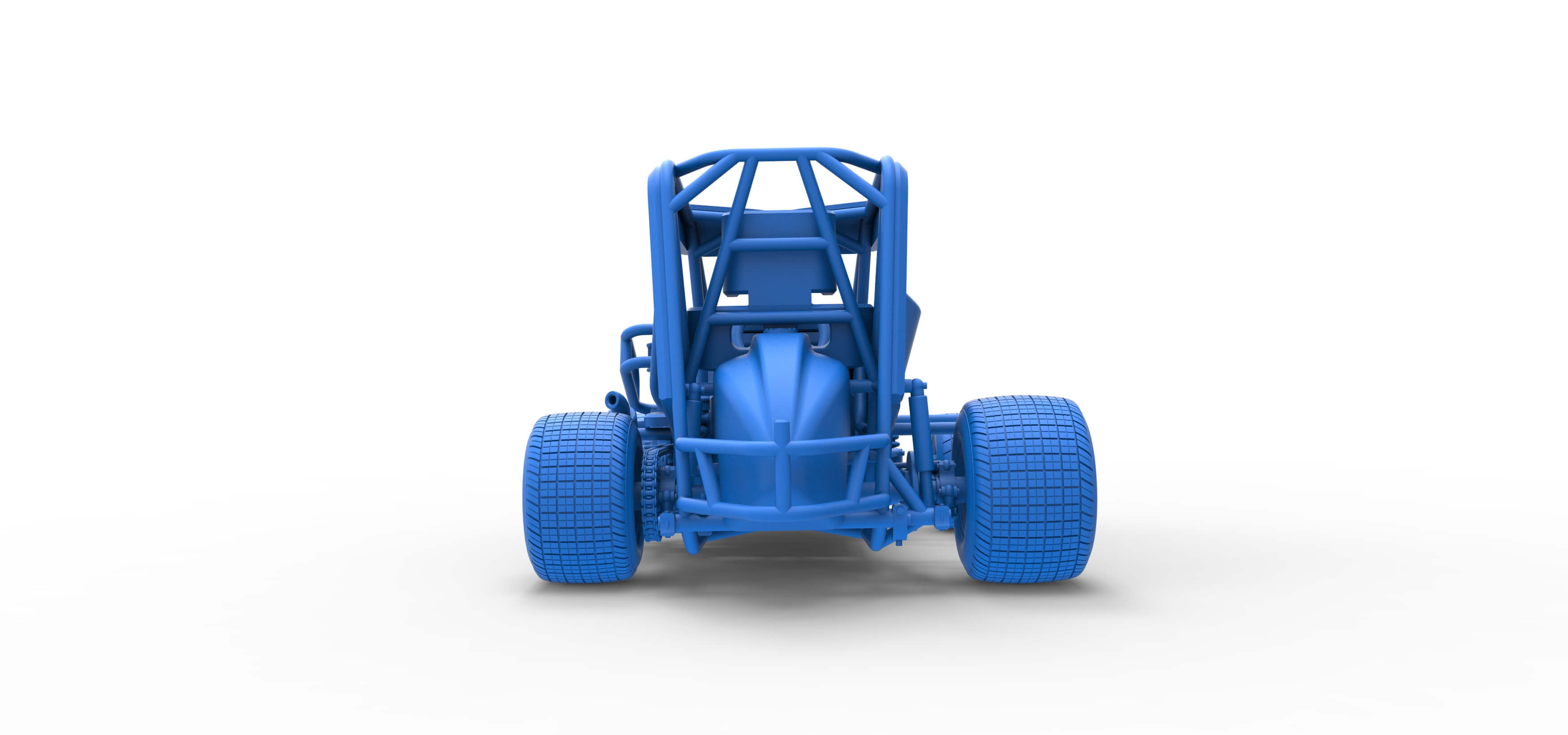 600 Micro Sprint Car Scale 1:25 - 3D Model by TechItemsRock