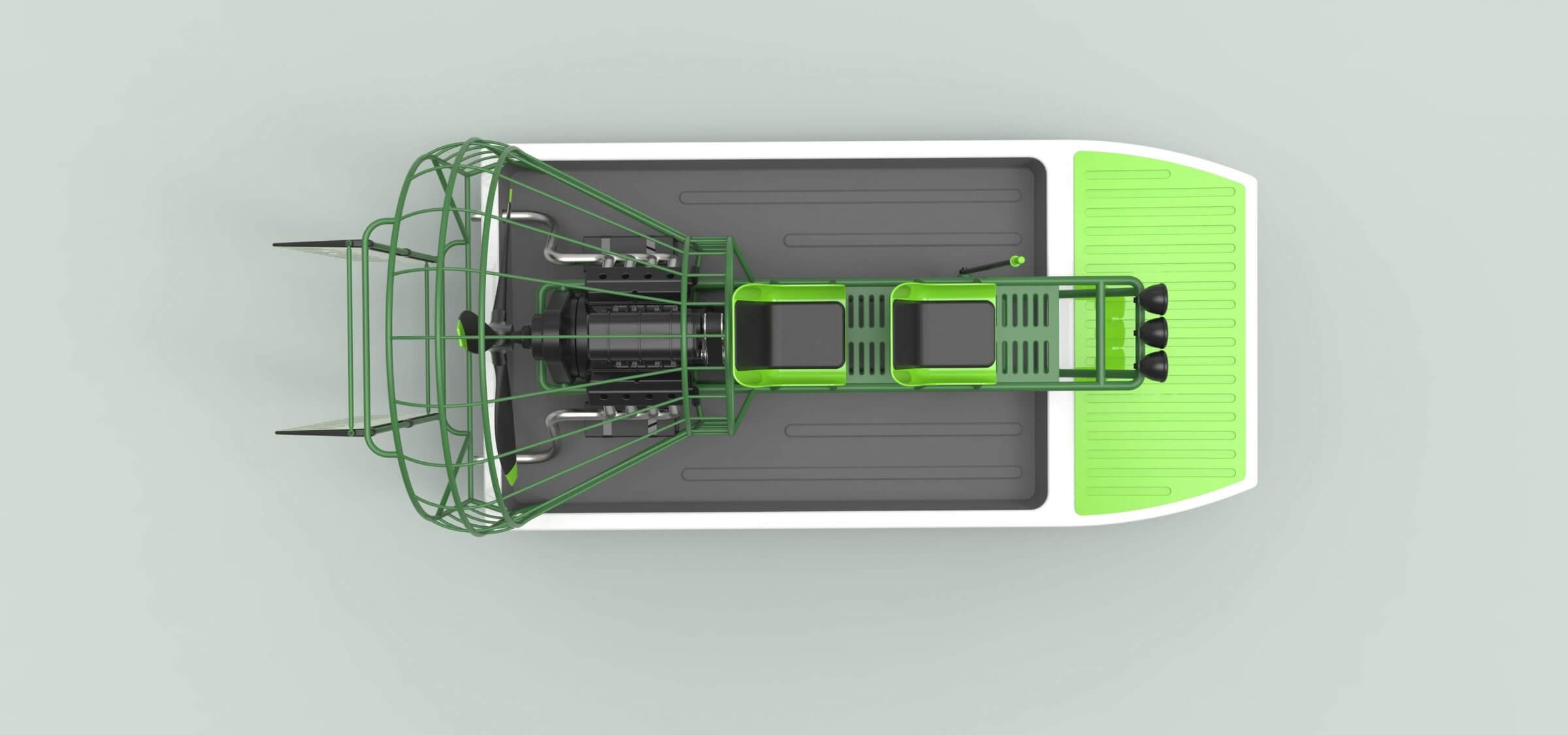 Airboat - 3D Model by TechItemsRock