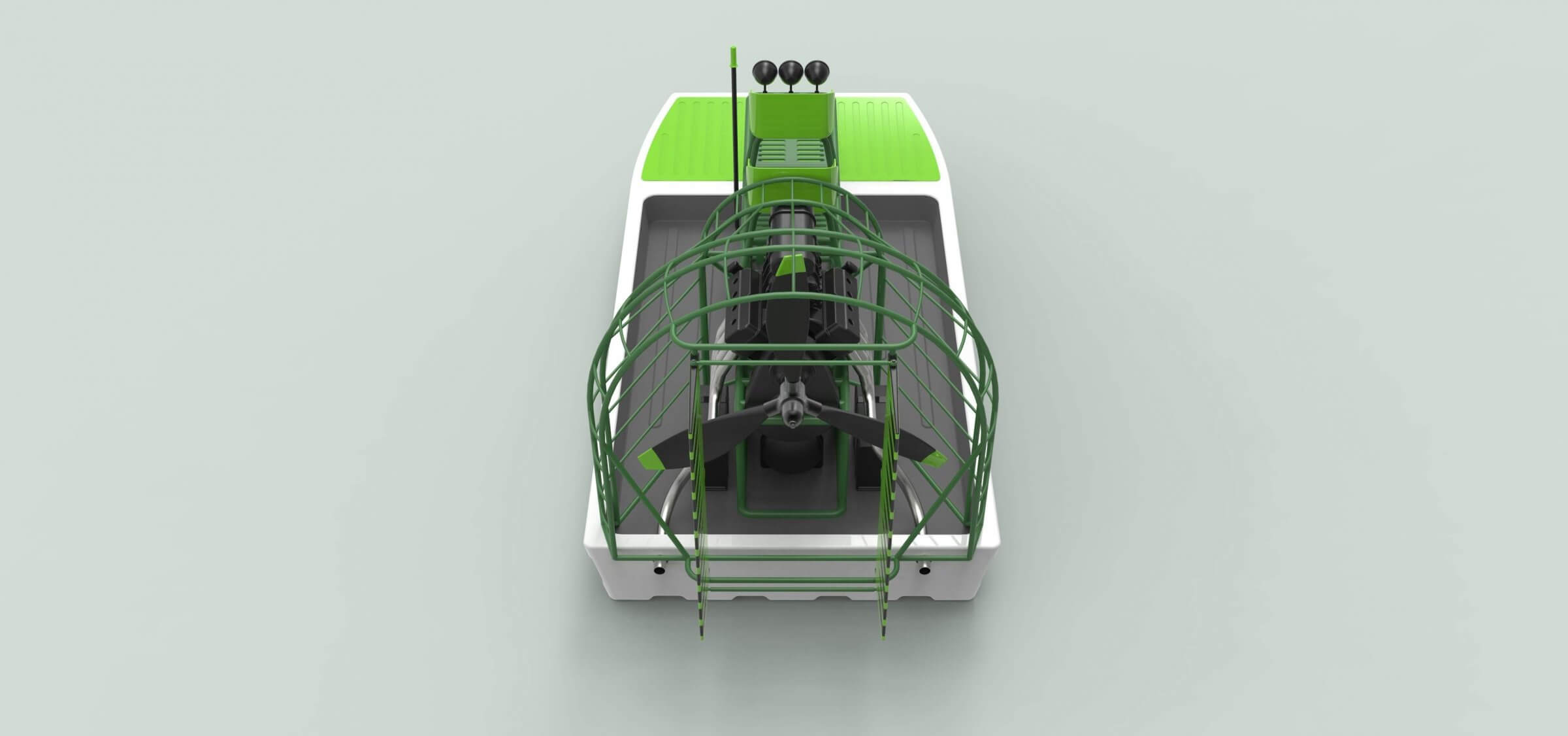 Airboat - 3D Model by TechItemsRock