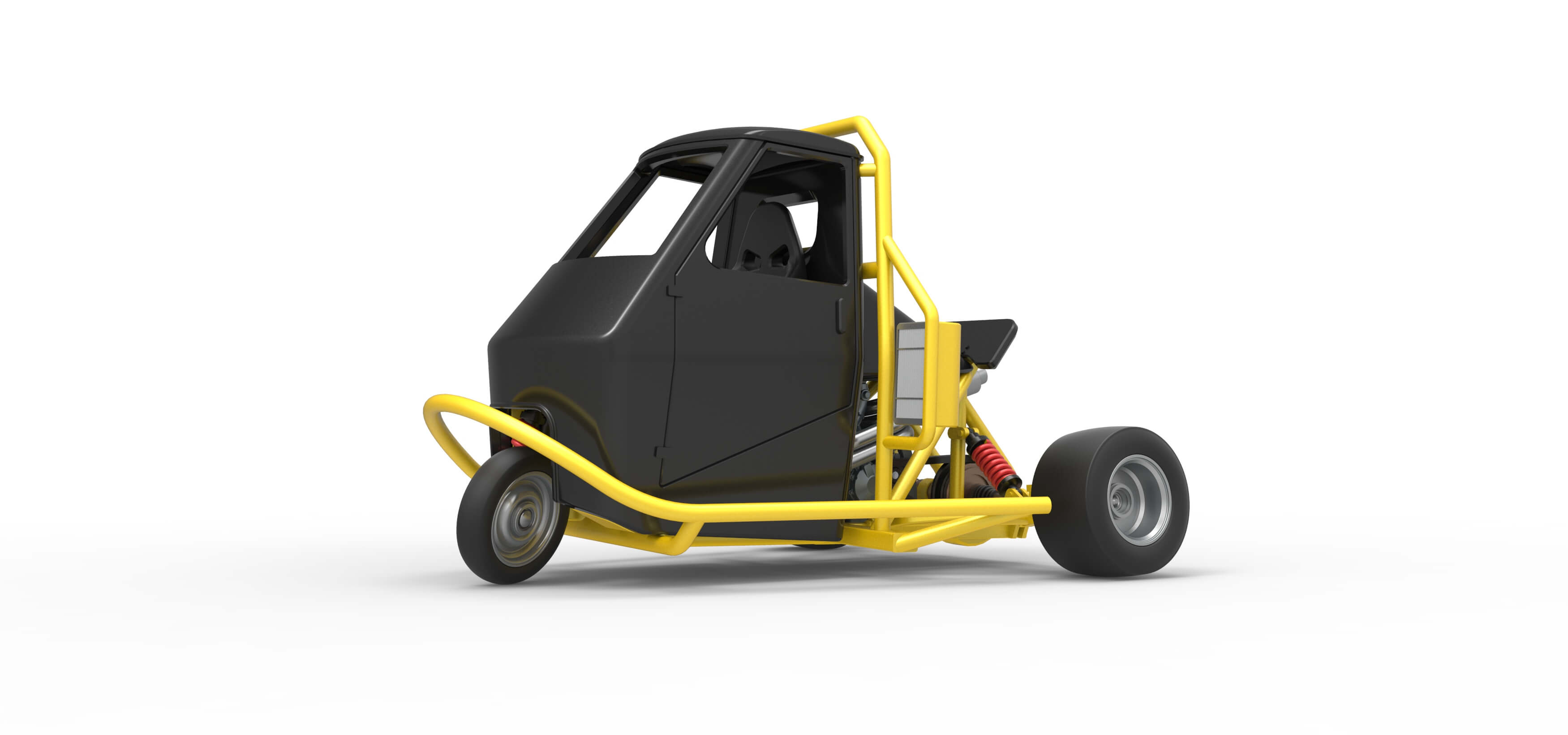 Ape Car Proto While Turning Scale 1:25 - 3D Model by TechItemsRock