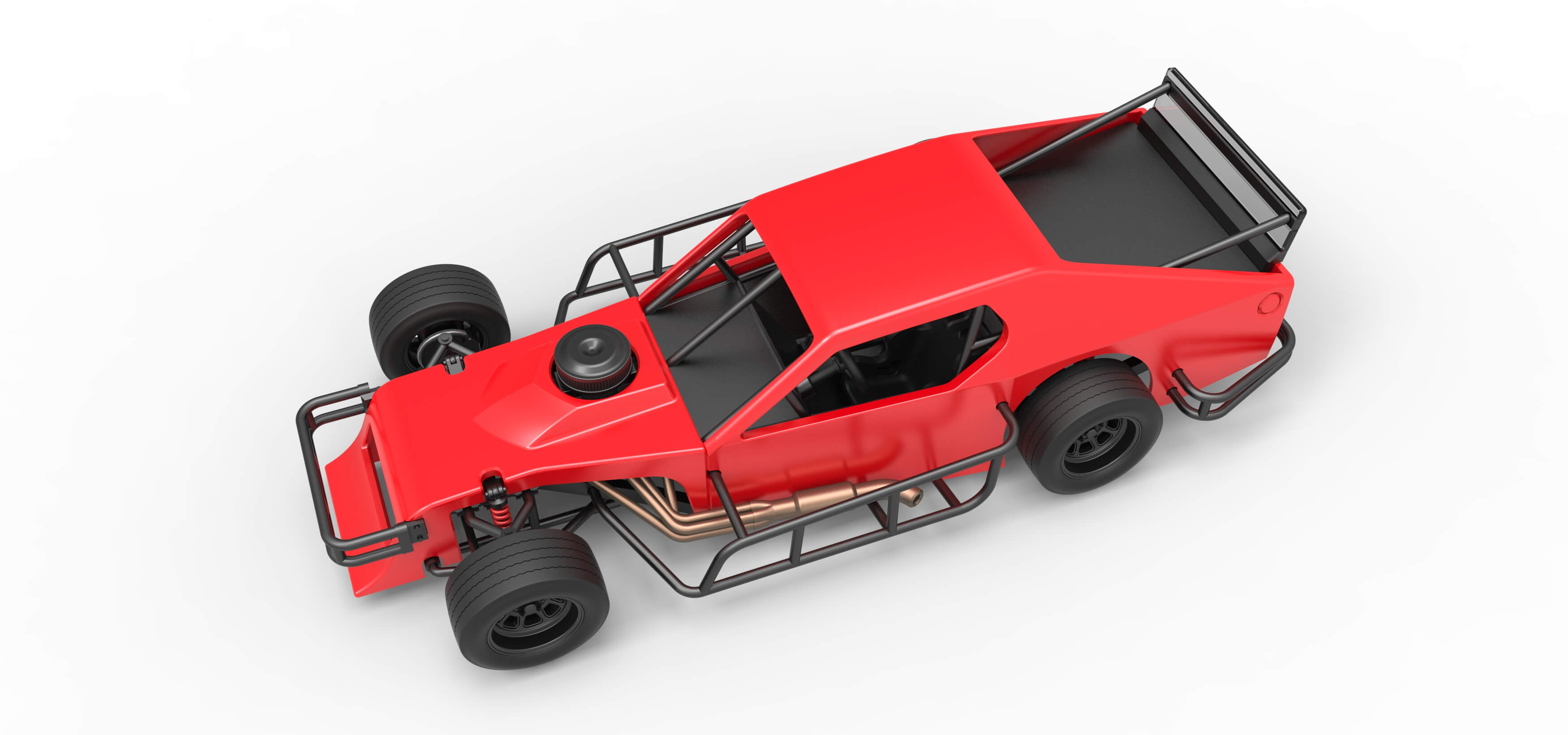 Asphalt Modified Stock Car Version 2 Scale 1:25 - 3D Model by TechItemsRock