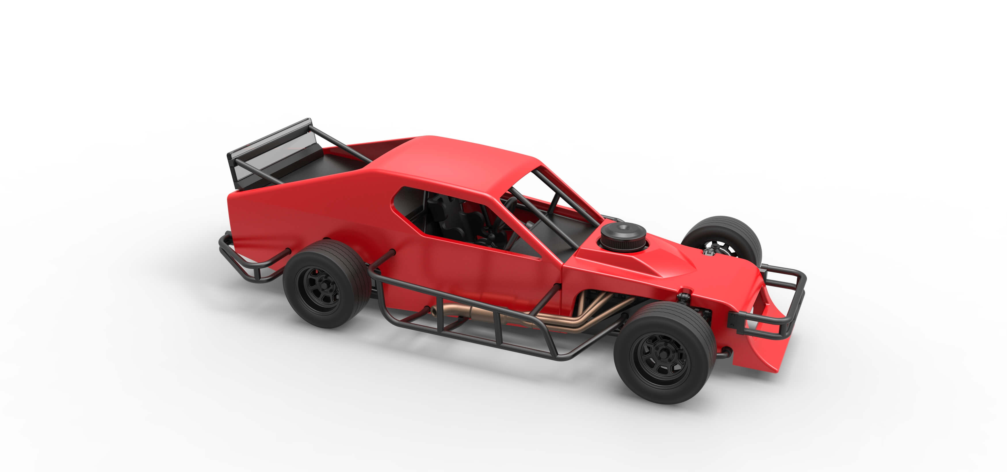 Asphalt Modified Stock Car Version 2 Scale 1:25 - 3D Model by TechItemsRock