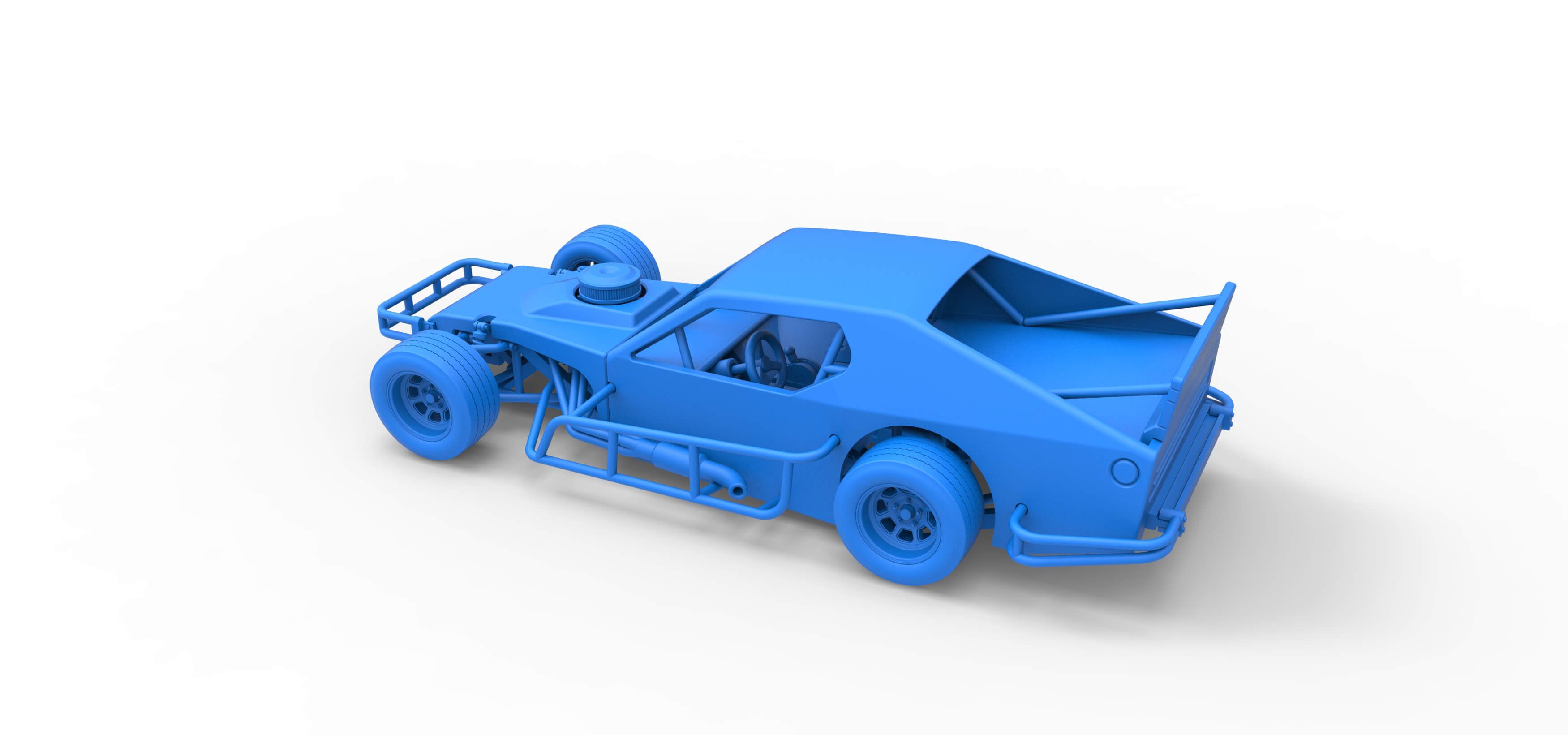 Asphalt Modified Stock Car Version 2 Scale 1:25 - 3D Model by TechItemsRock