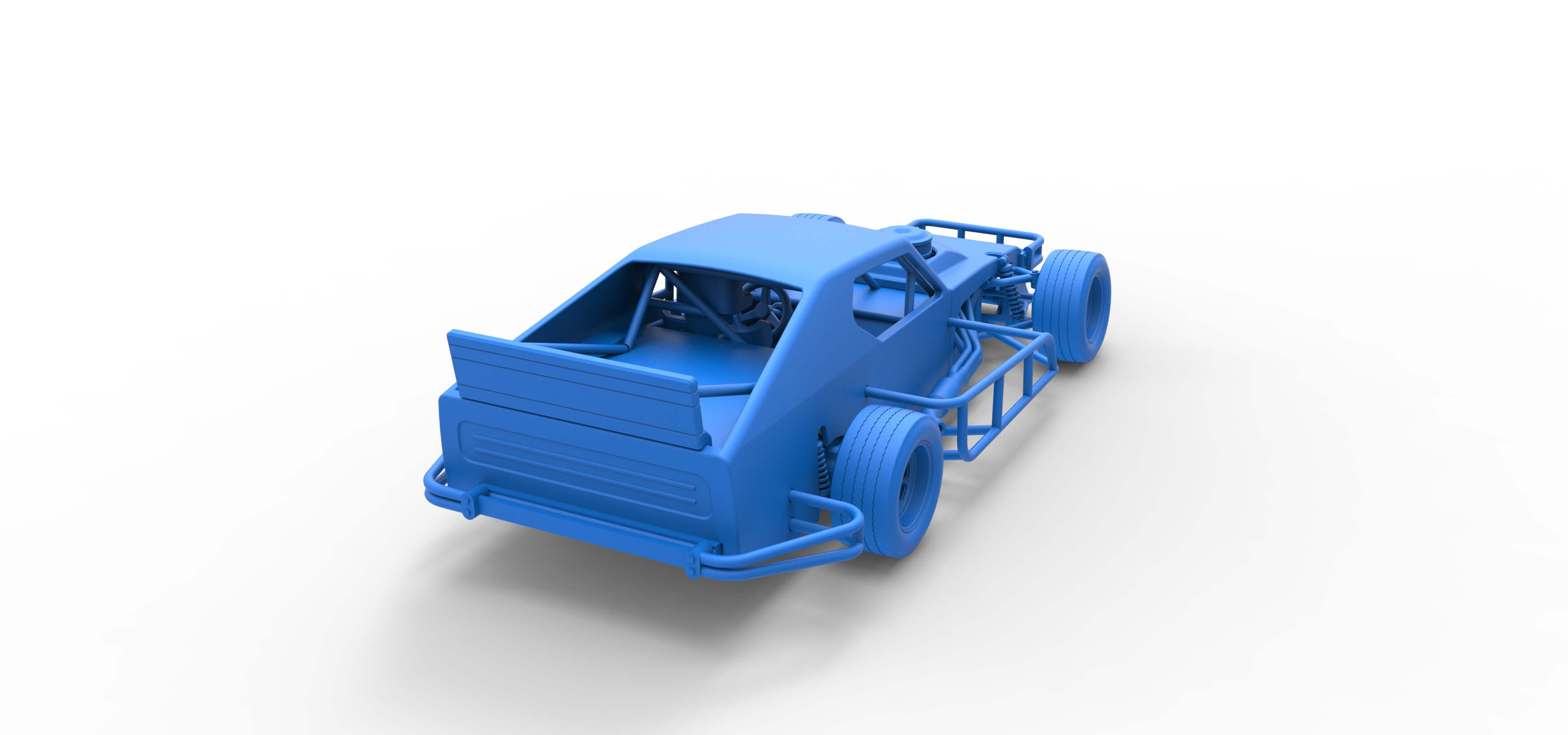 Asphalt Modified Stock Car Version 2 Scale 1:25 - 3D Model by TechItemsRock