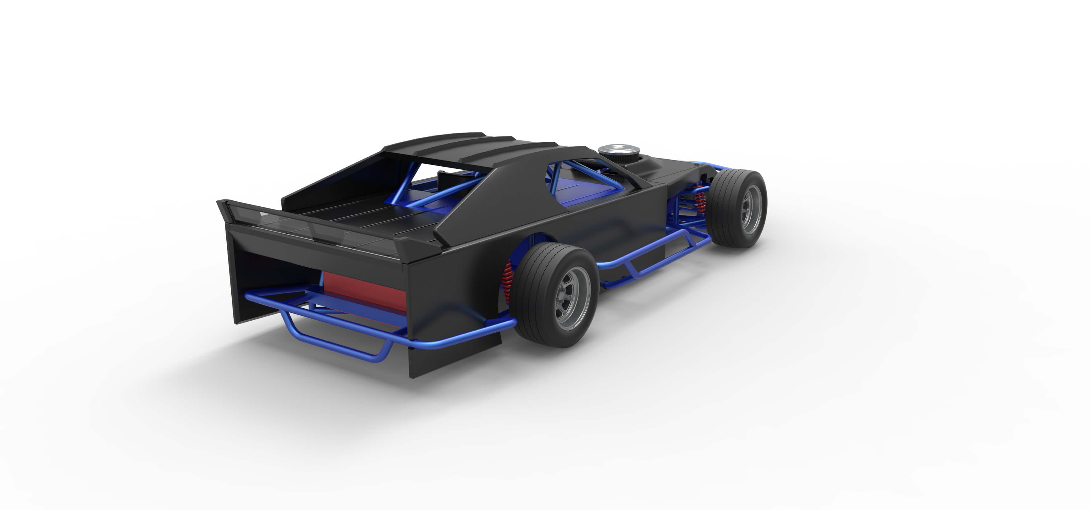 Asphalt Modified Stock Car Version 3 Scale 1:25 - 3D Model by TechItemsRock