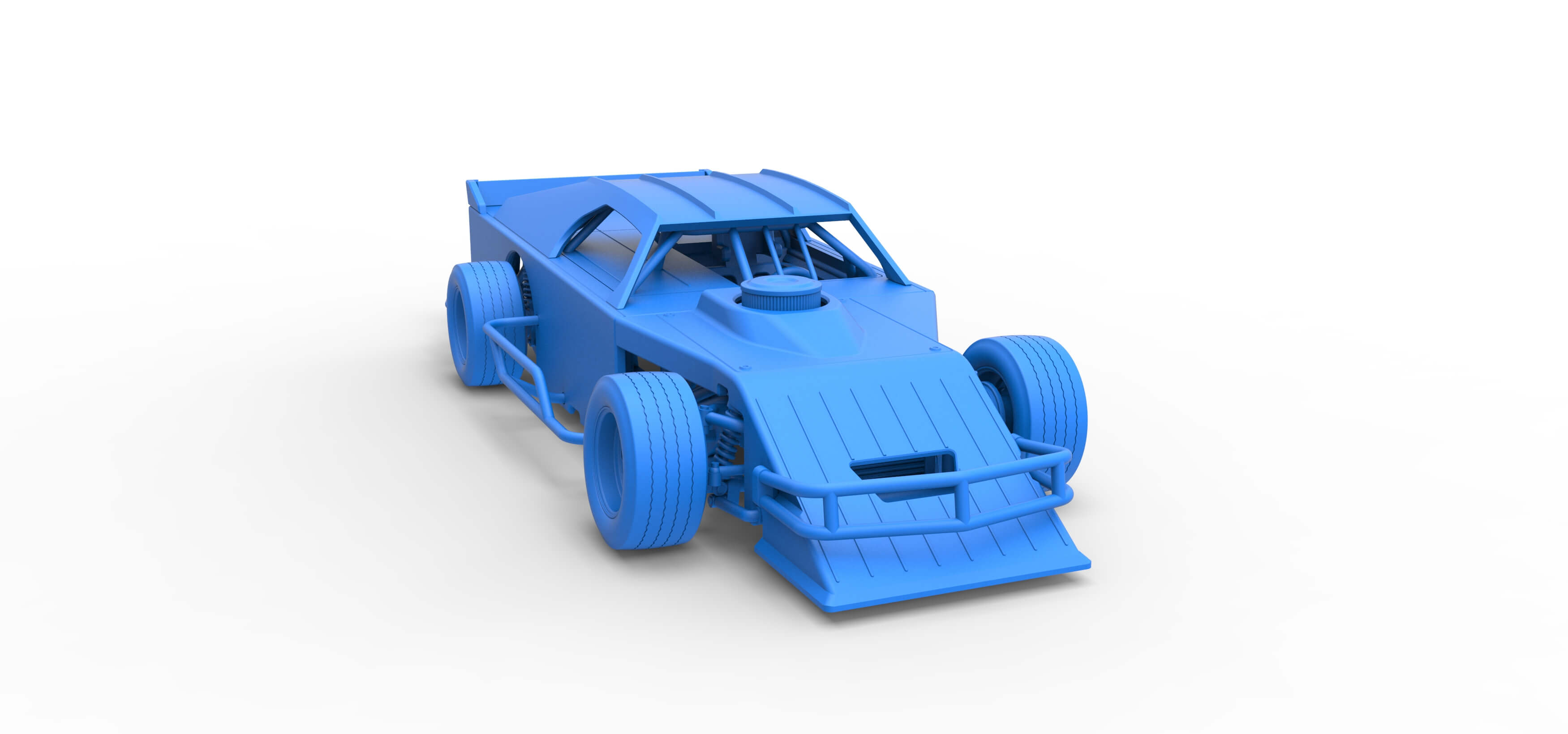 Asphalt Modified Stock Car Version 3 Scale 1:25 - 3D Model by TechItemsRock