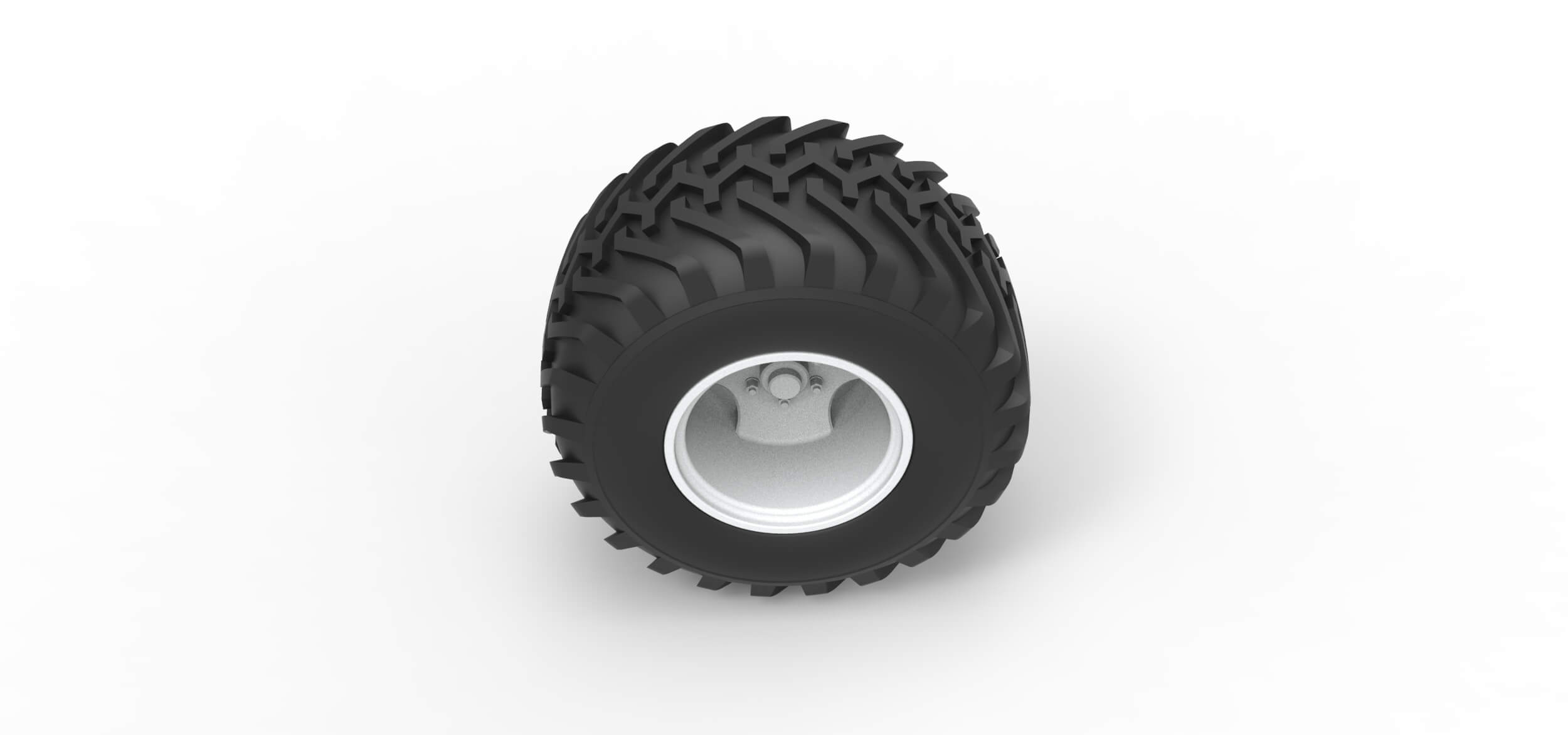 Monster Truck Wheel 1:25 - 3D Model by TechItemsRock