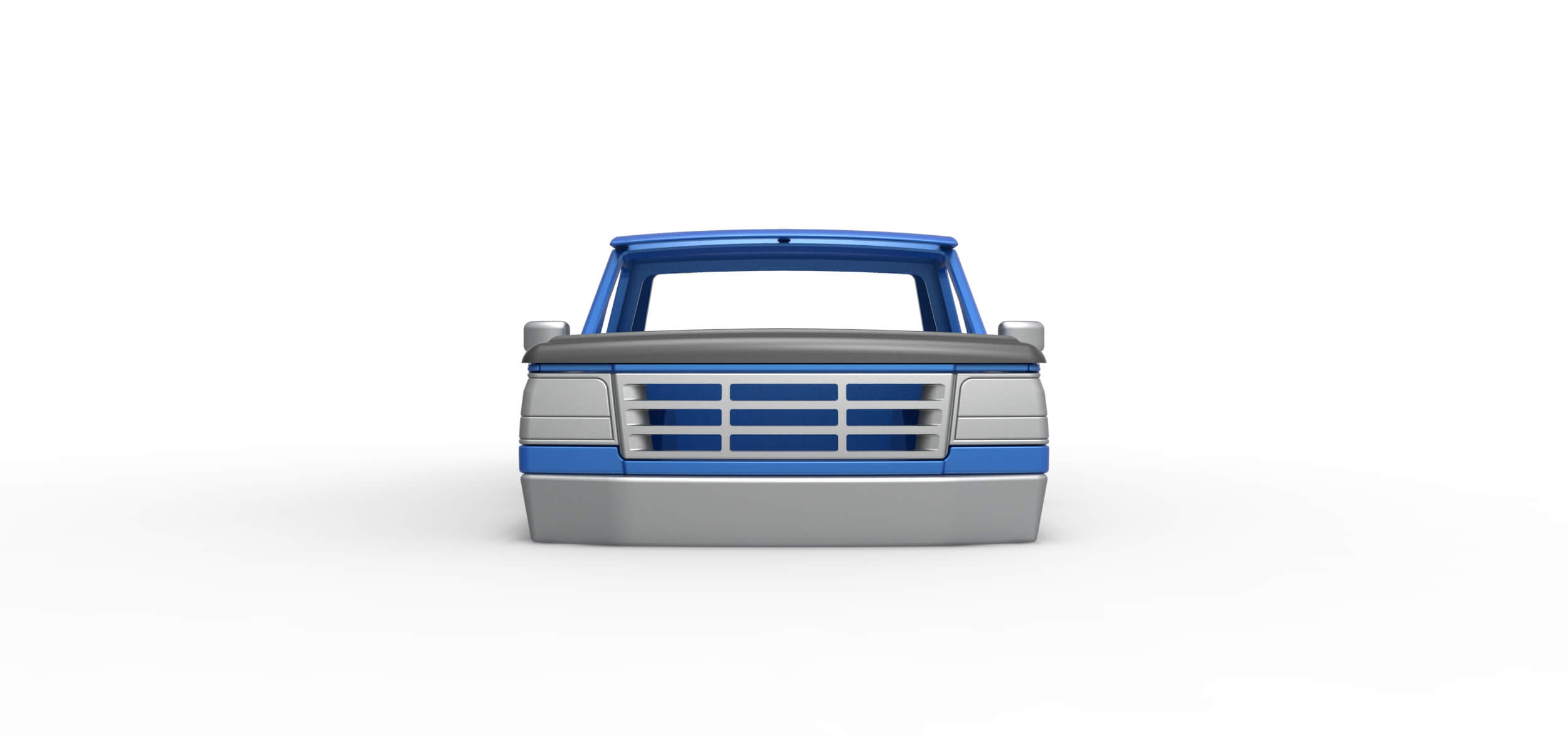 Shell of vintage monster truck 1:25 - 3D Model by TechItemsRock