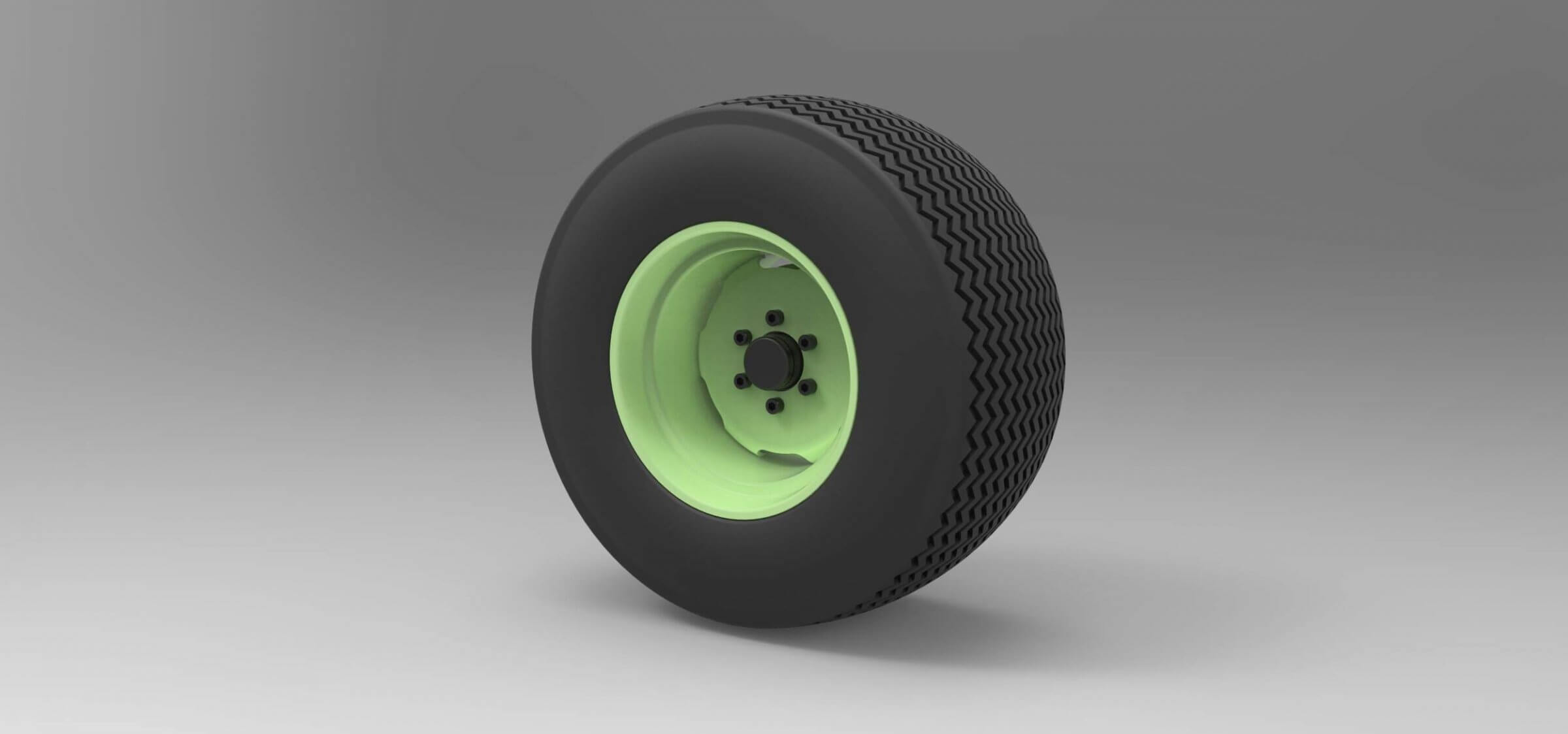 Car Wheel 1 - 3D Model by TechItemsRock