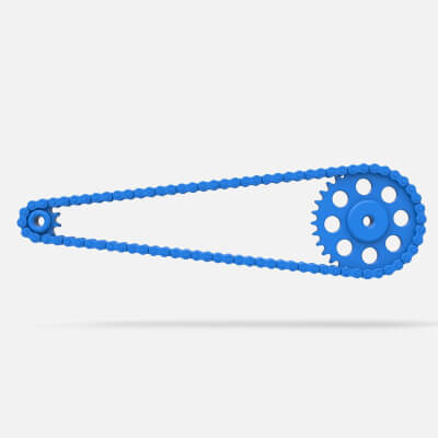 Chain Drive Version 2 Scale 1:25 - 3D Model by TechItemsRock