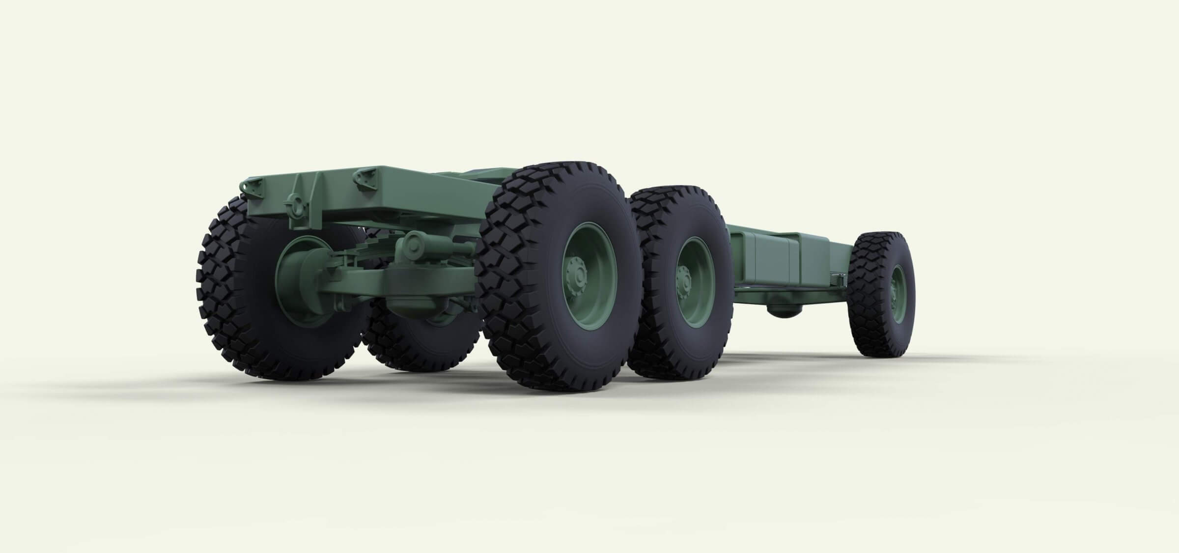 Chassis 6x6 - 3D Model by TechItemsRock