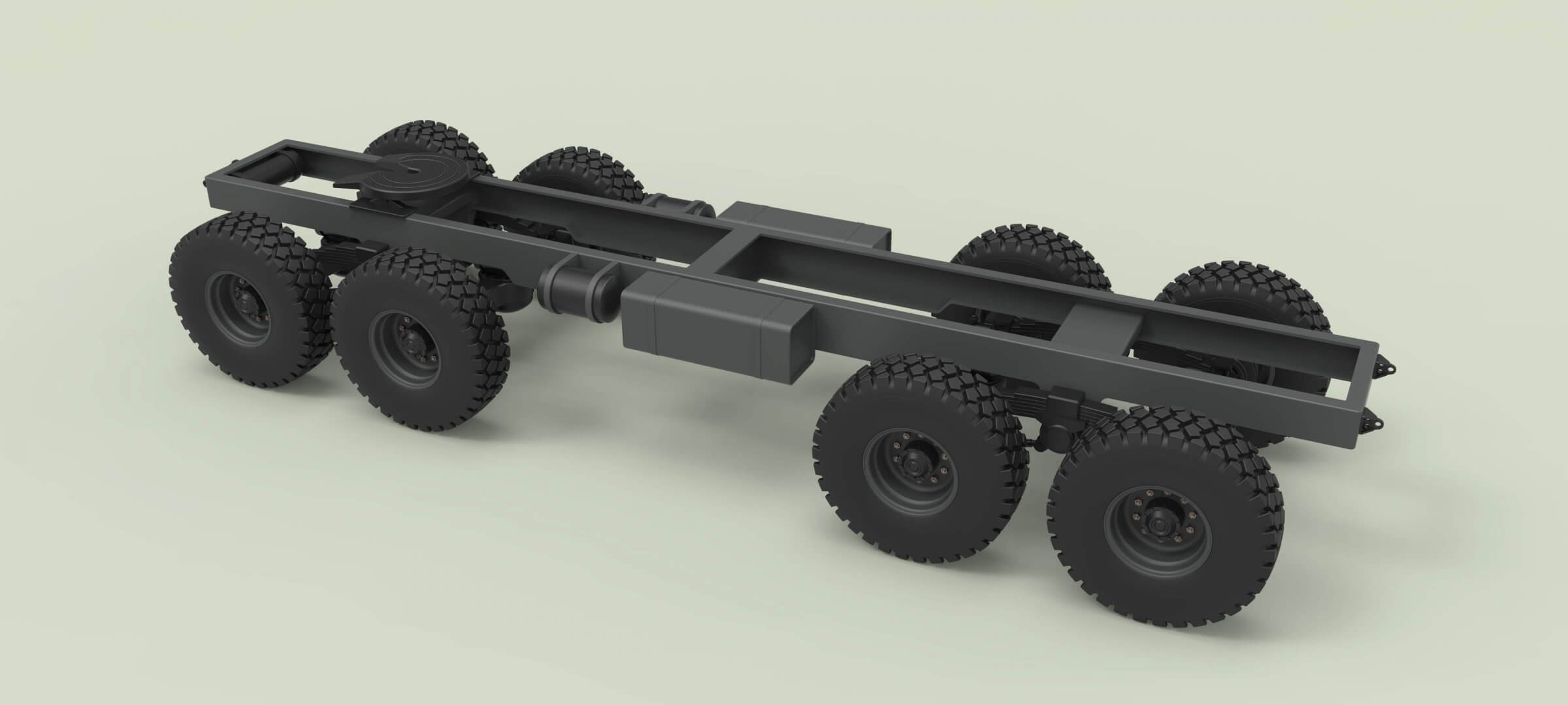Chassis 8x8 for Truck - 3D Model by TechItemsRock