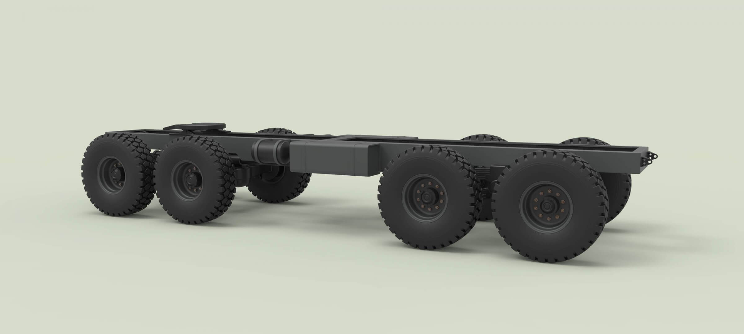 Chassis 8x8 for Truck - 3D Model by TechItemsRock