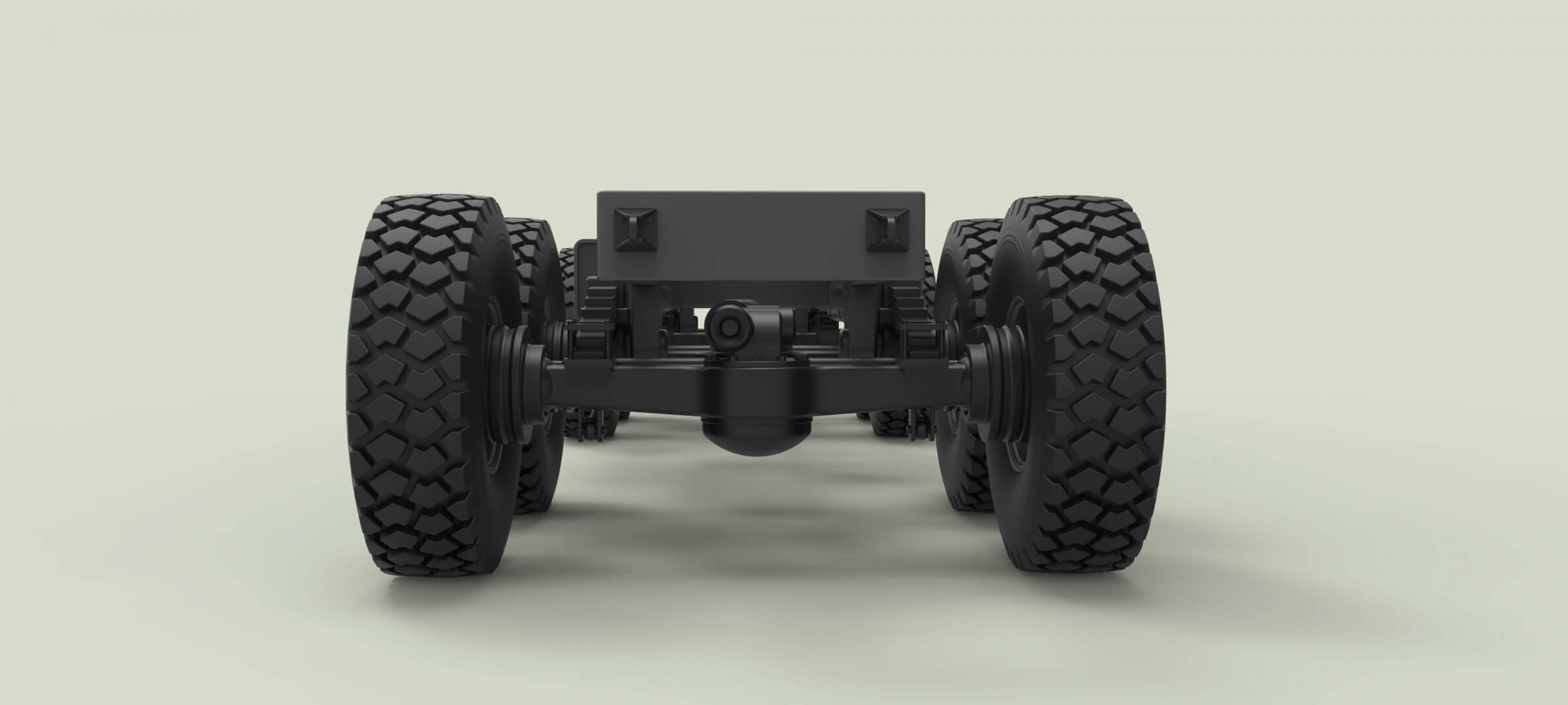 Chassis 8x8 for Truck - 3D Model by TechItemsRock