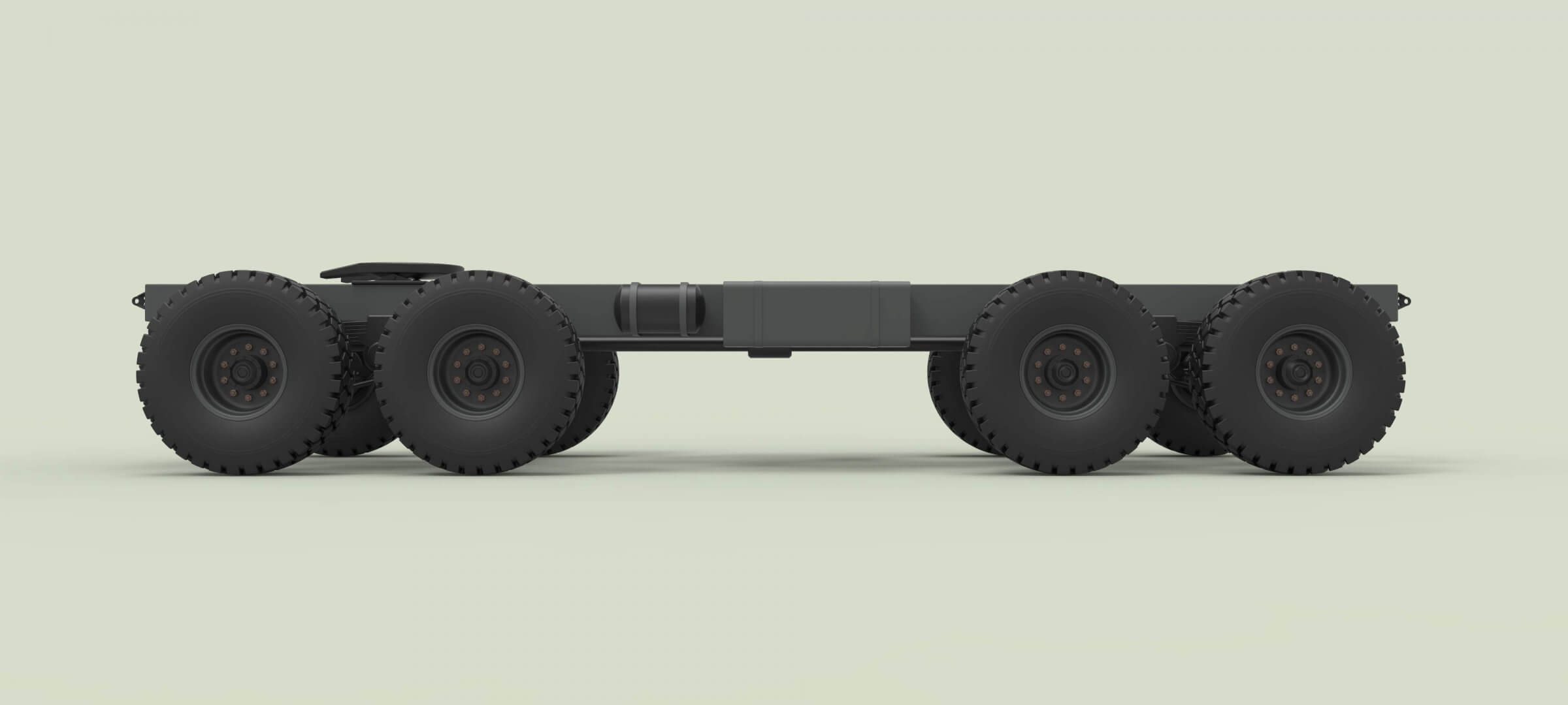 Chassis 8x8 for Truck - 3D Model by TechItemsRock