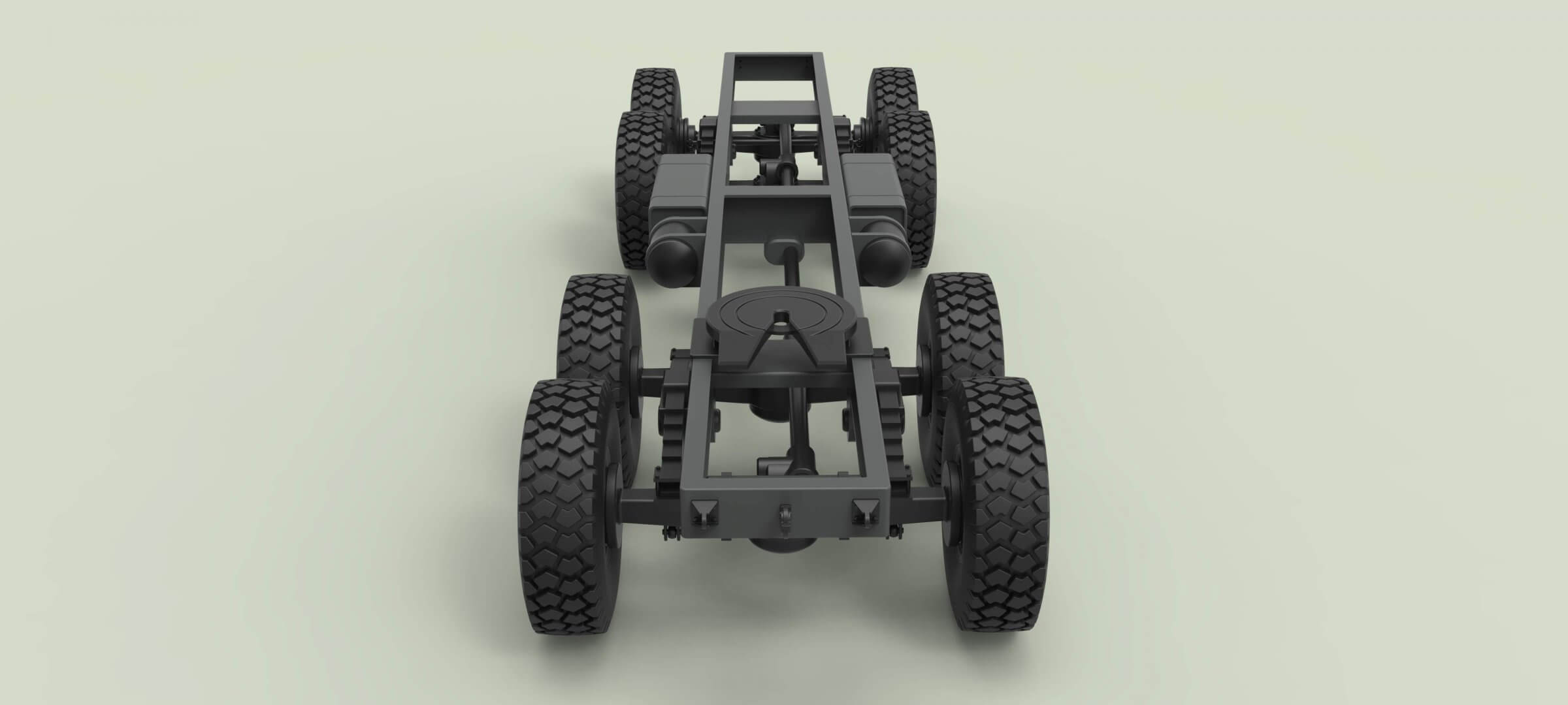 Chassis 8x8 for Truck - 3D Model by TechItemsRock