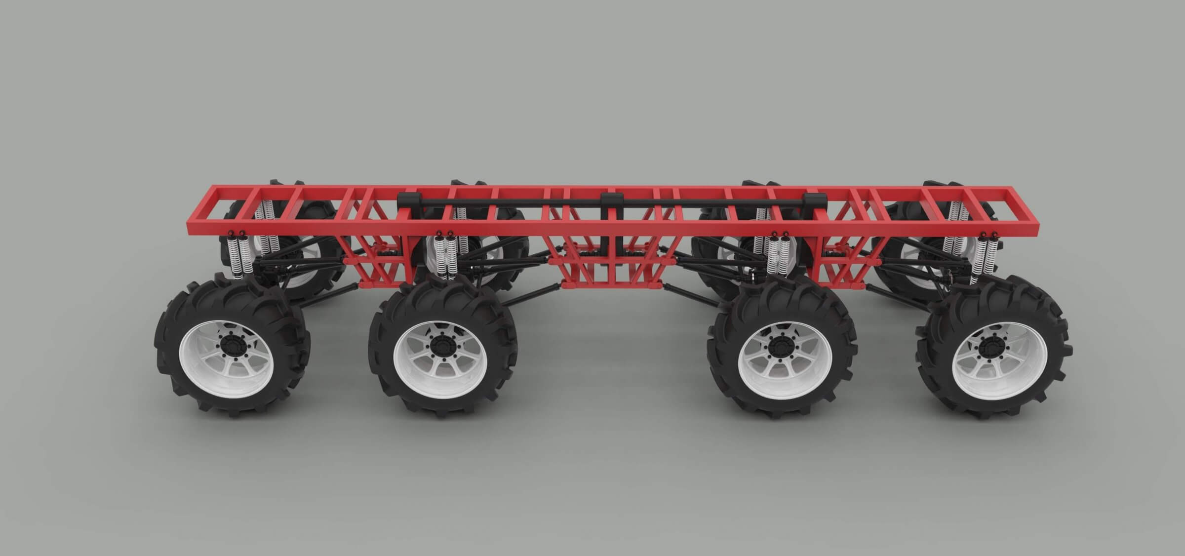 Chassis 8x8 - 3D Model by TechItemsRock