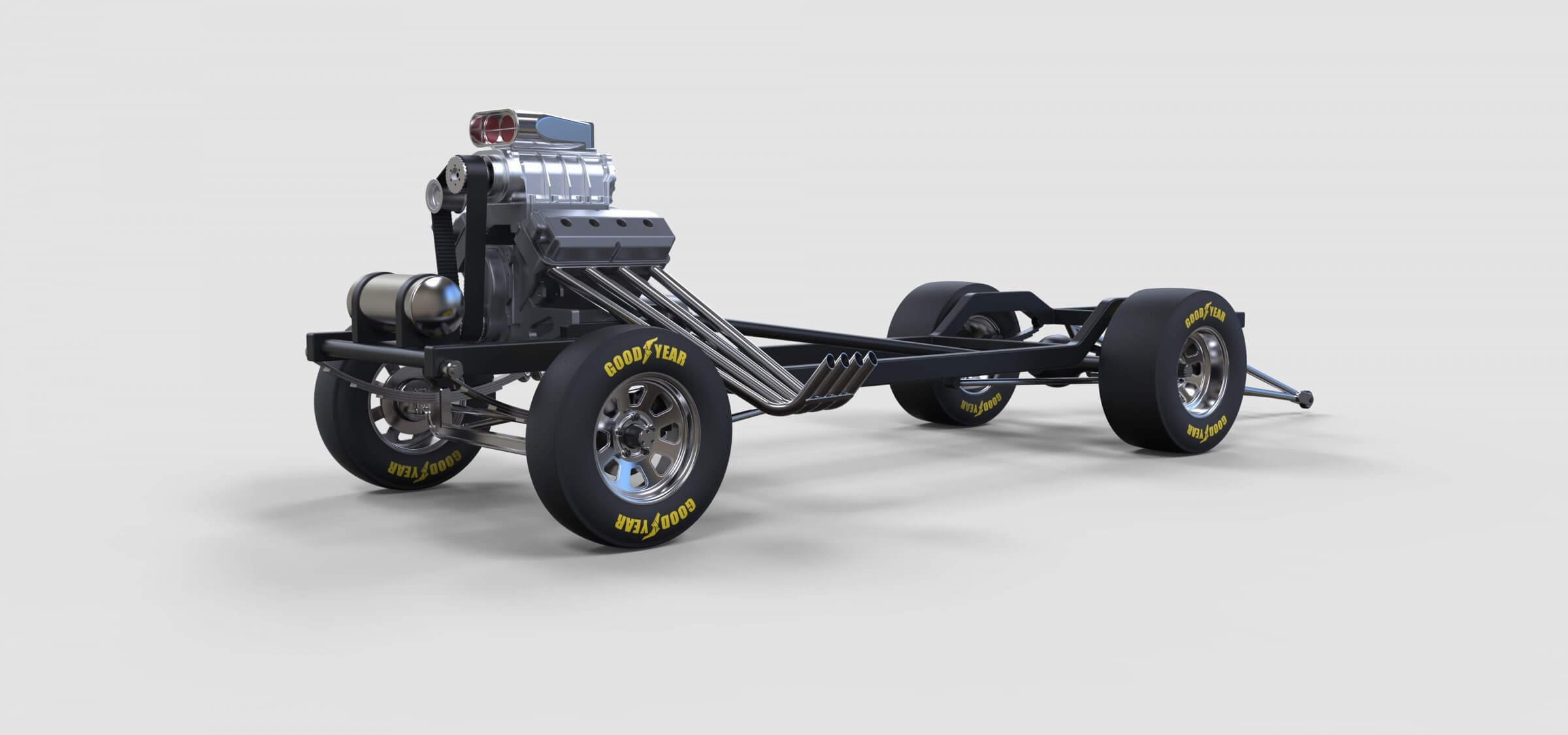 Chassis for Gasser - 3D Model by TechItemsRock