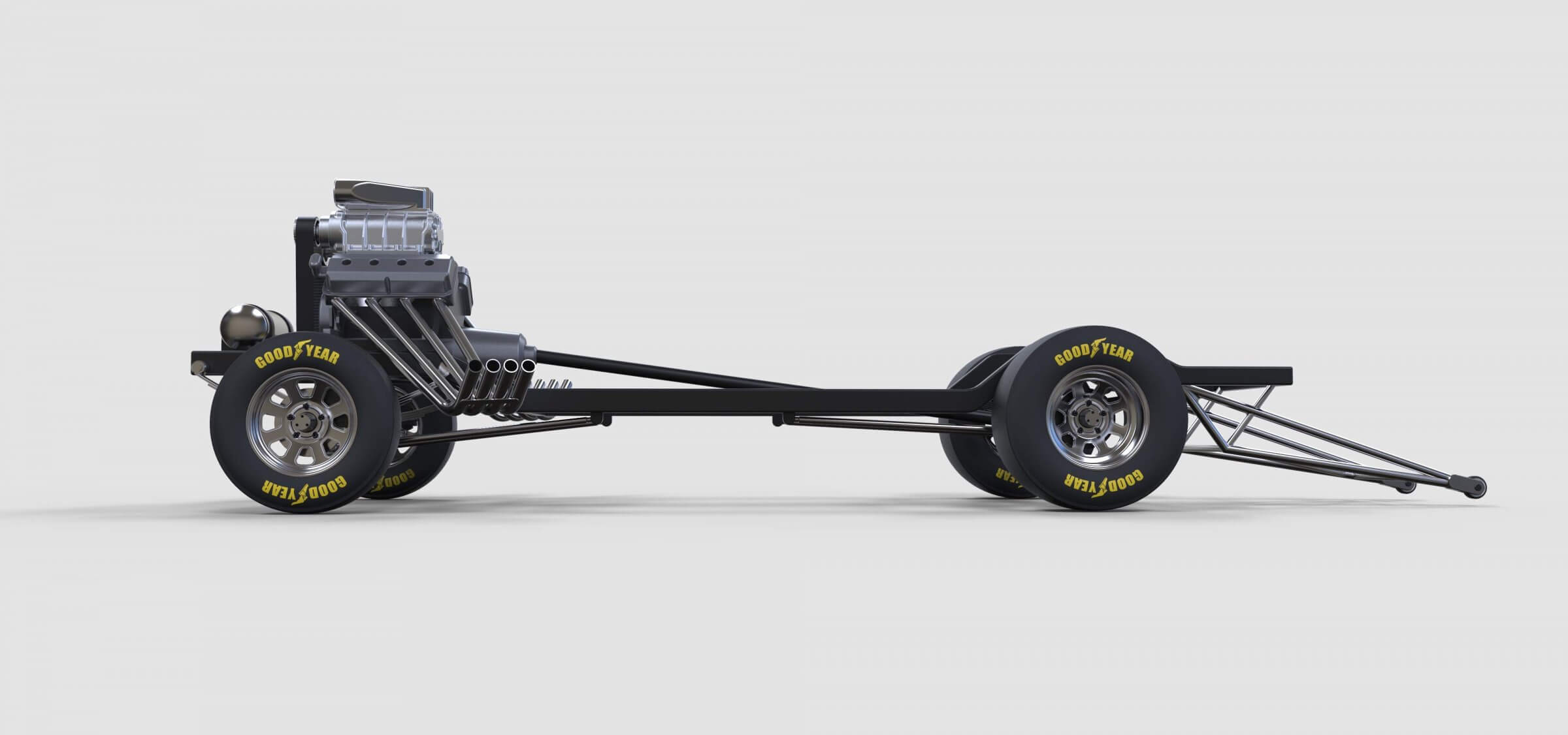 Chassis for Gasser - 3D Model by TechItemsRock