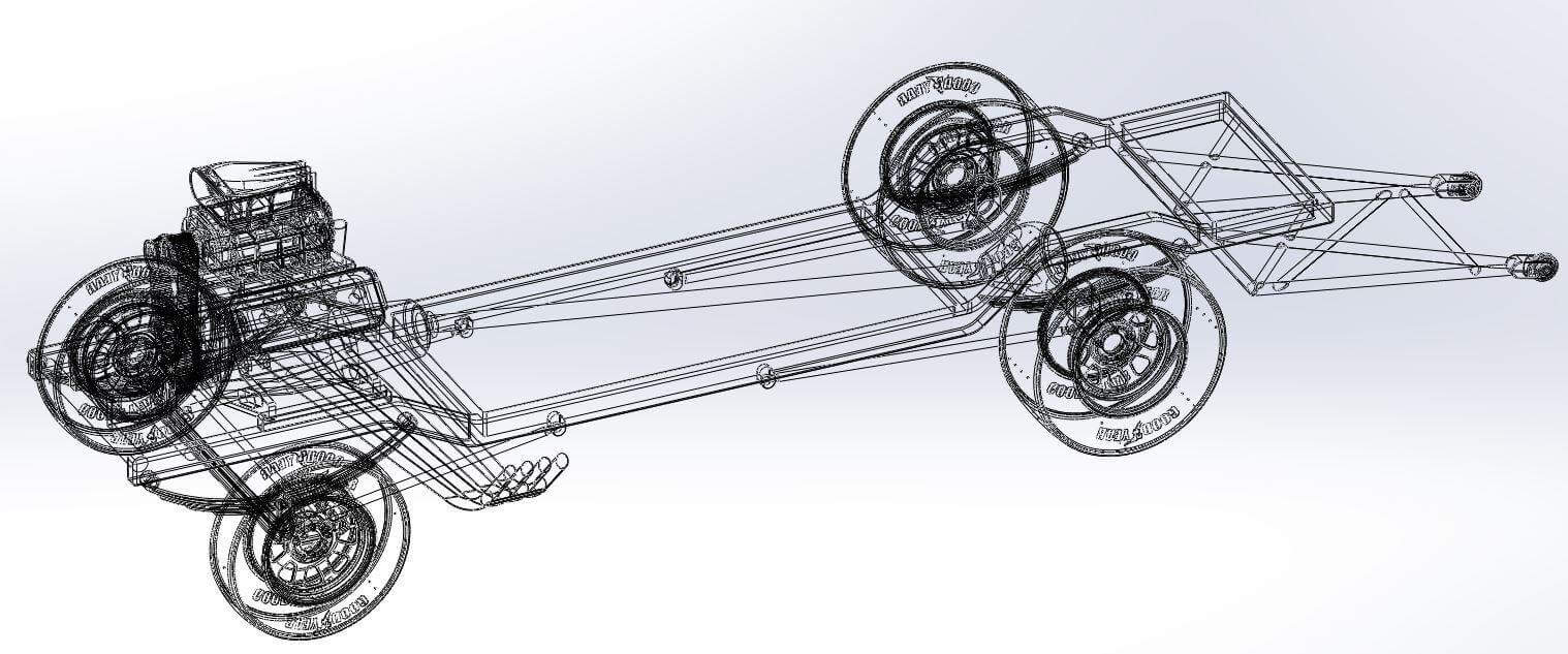 Chassis for Gasser - 3D Model by TechItemsRock