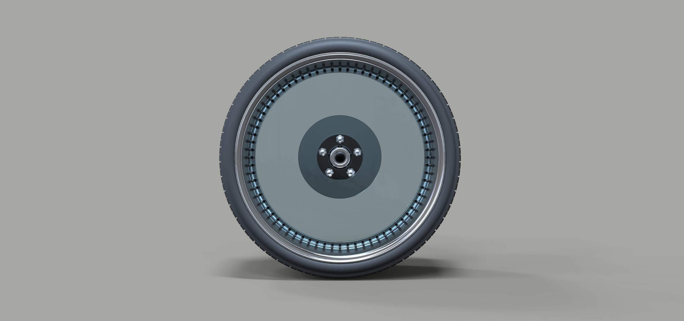 Clear Car Wheel - 3D Model by TechItemsRock