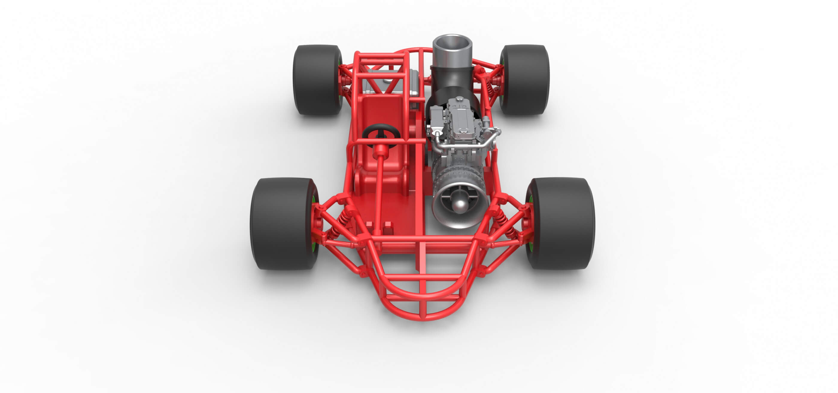 Concept Jet Race Car 1:25 - 3D Model by TechItemsRock