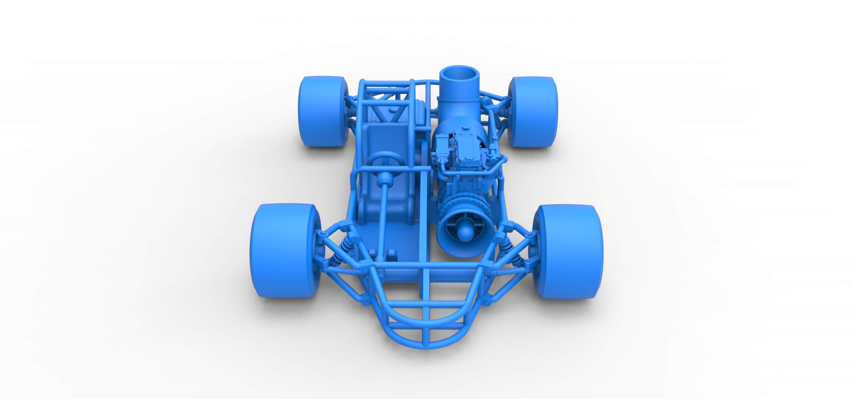 Concept Jet Race Car 1:25 - 3D Model by TechItemsRock