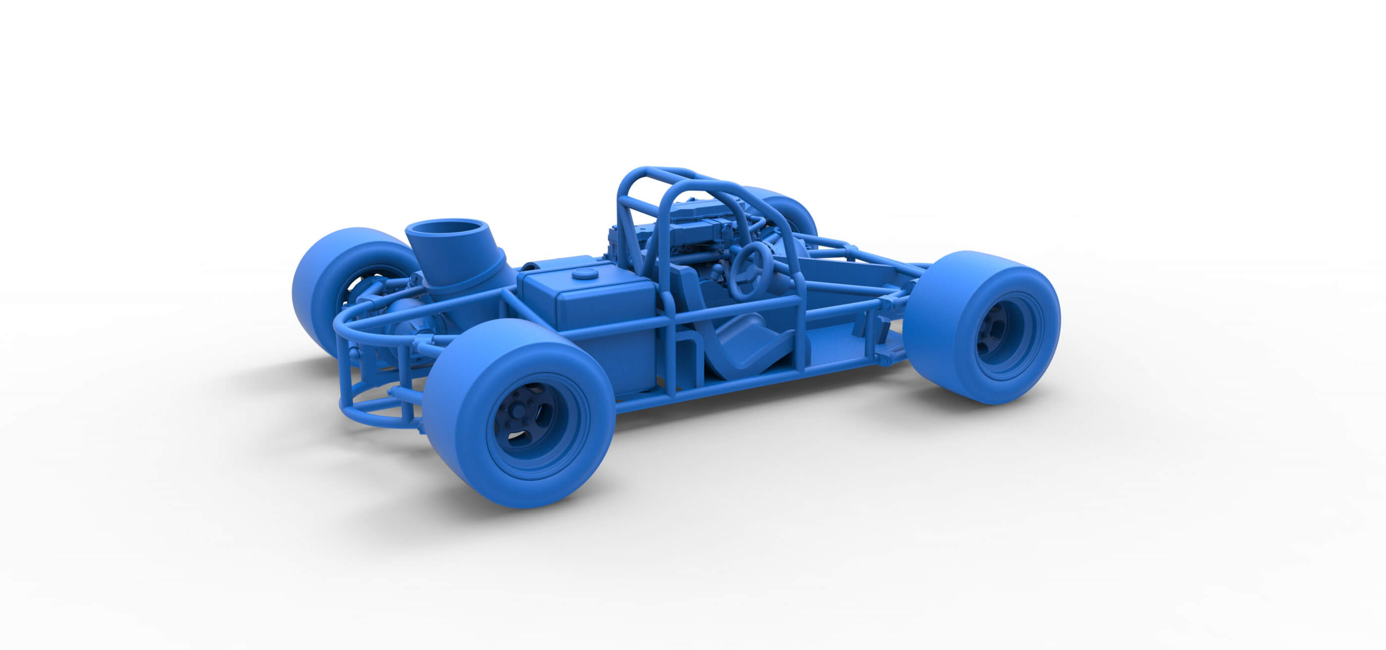 Concept Jet Race Car 1:25 - 3D Model by TechItemsRock