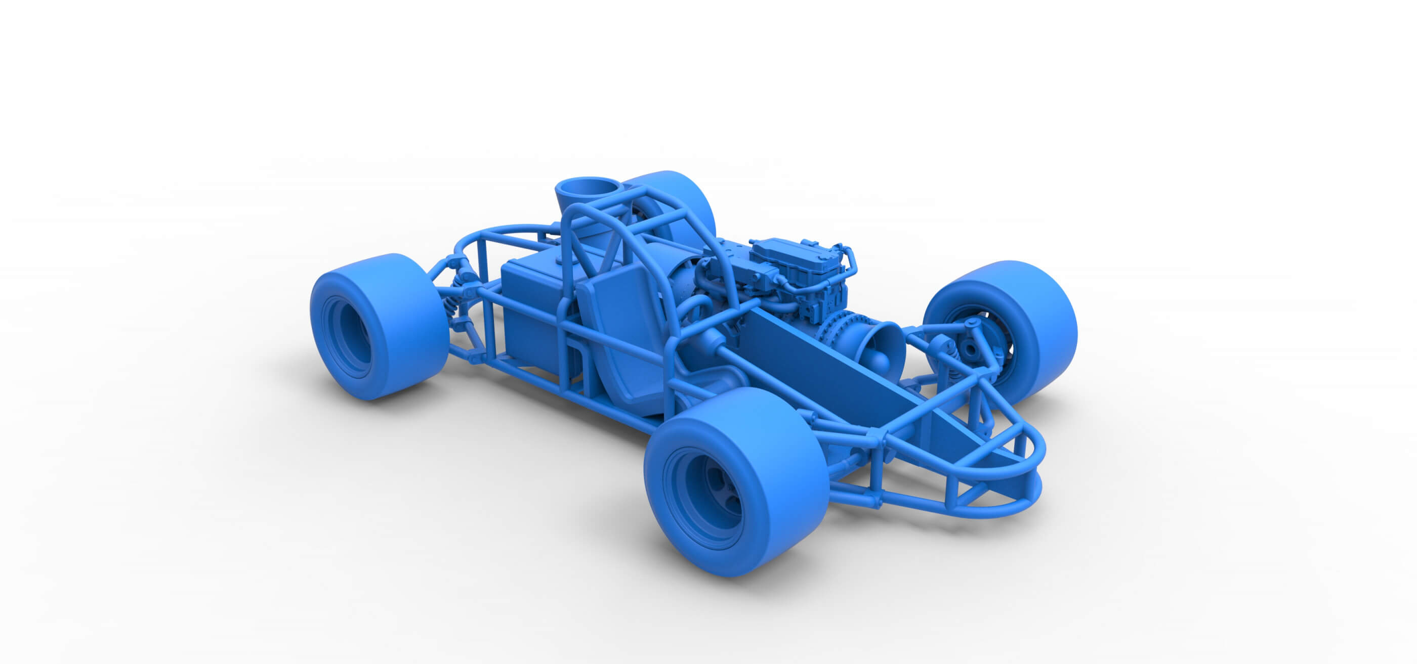 Concept Jet Race Car 1:25 - 3D Model by TechItemsRock