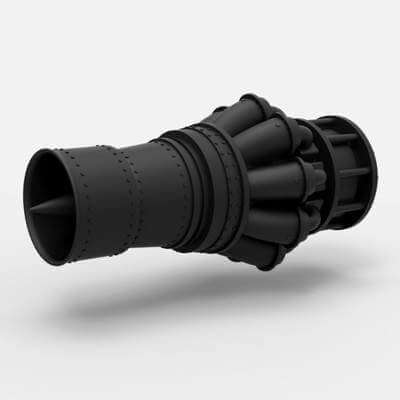 Jet Engine 1 - 3D Model by TechItemsRock