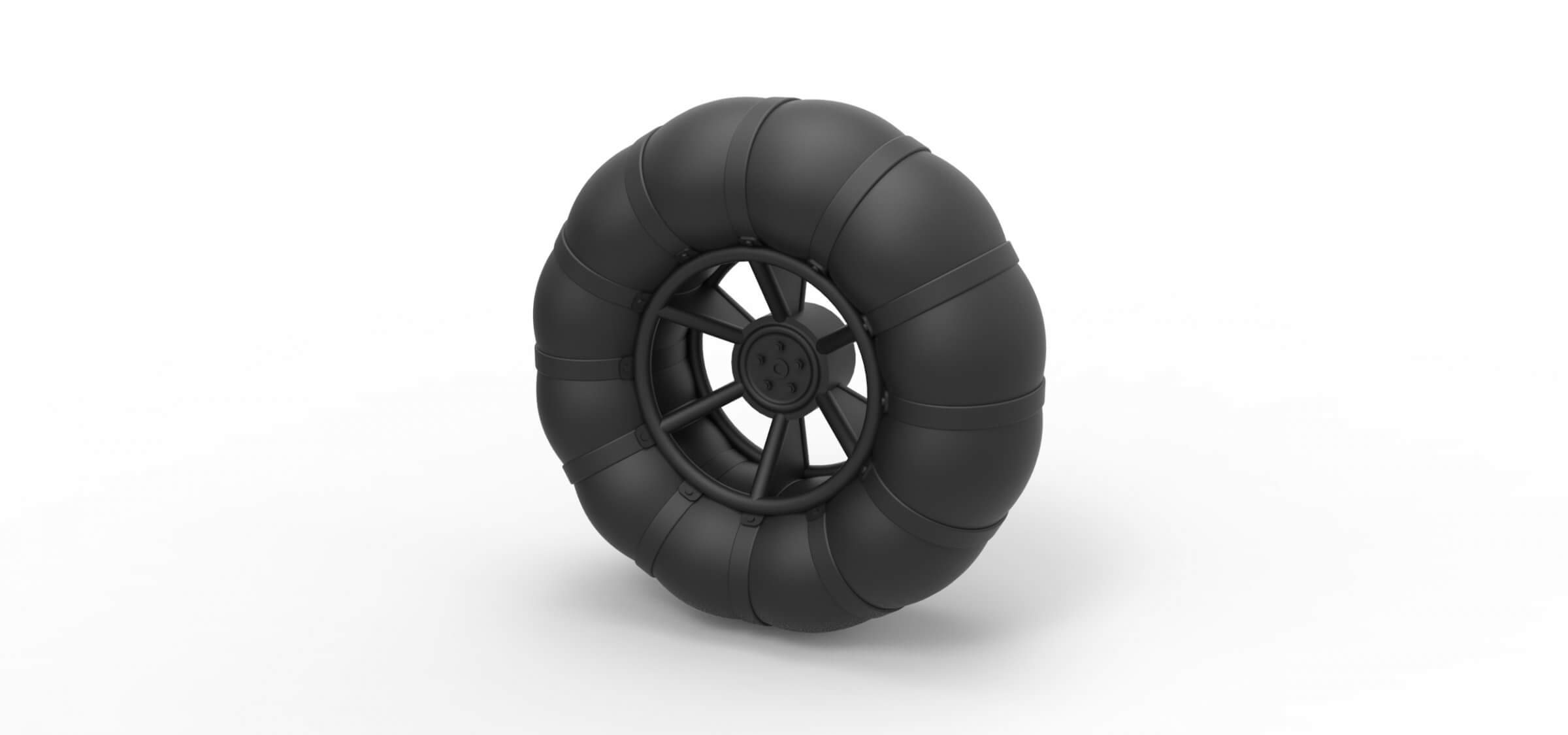 Low-pressure Wheel 3D Model by TechItemsRock