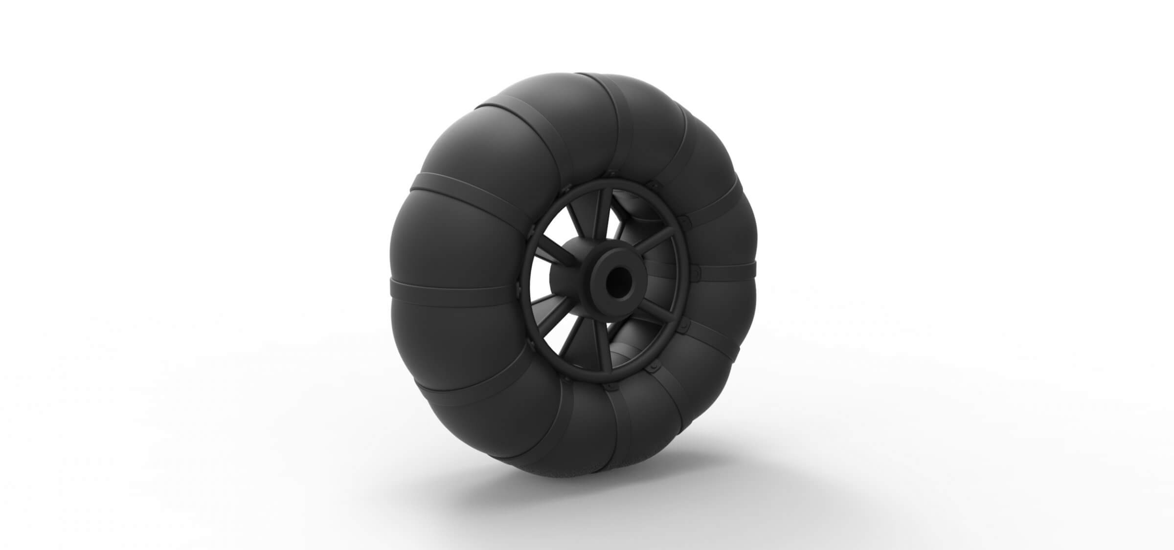 Low-pressure Wheel 3D Model by TechItemsRock