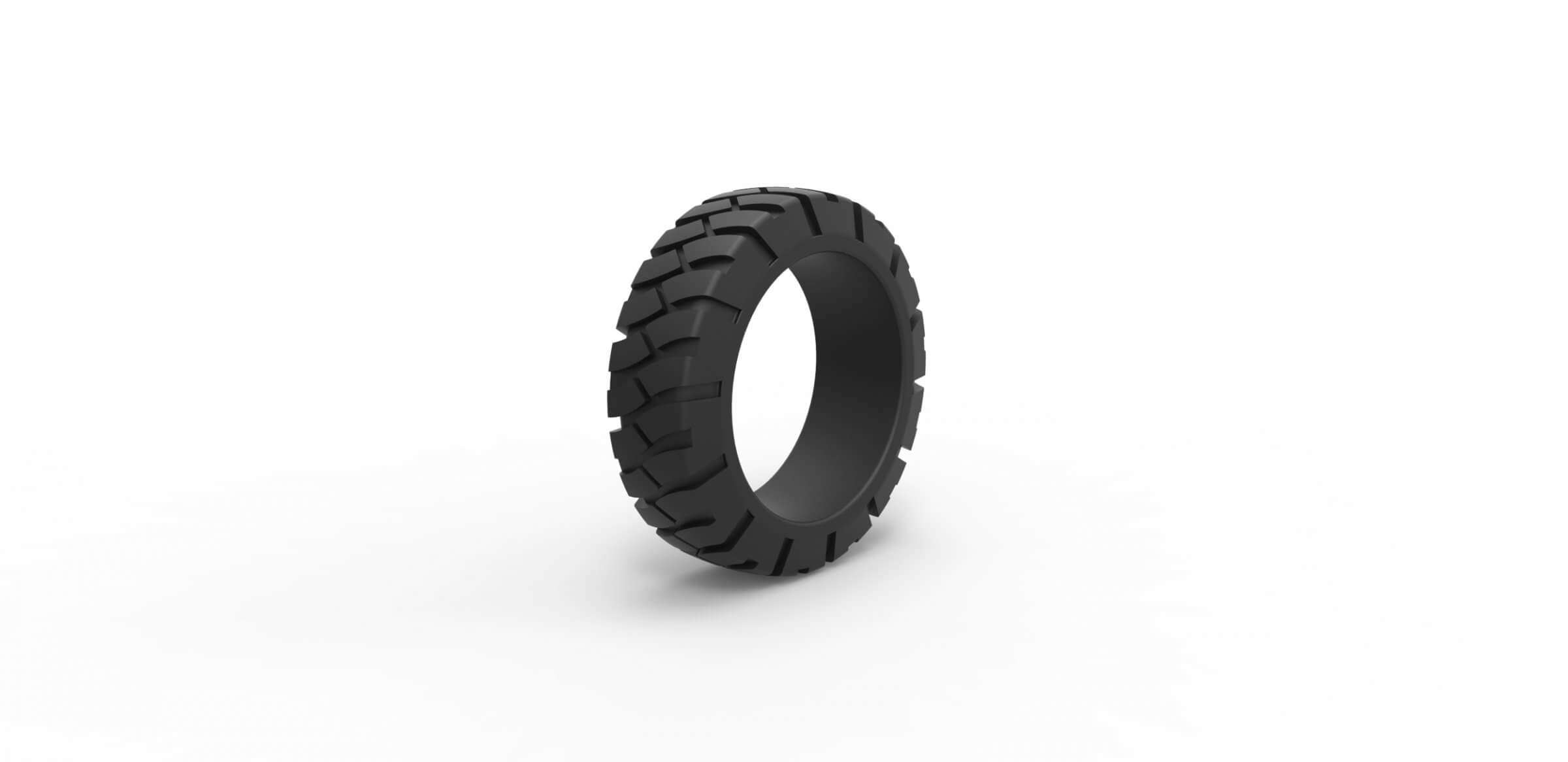 Offroad Tire Scale 1 To 25 - 3D Model by TechItemsRock