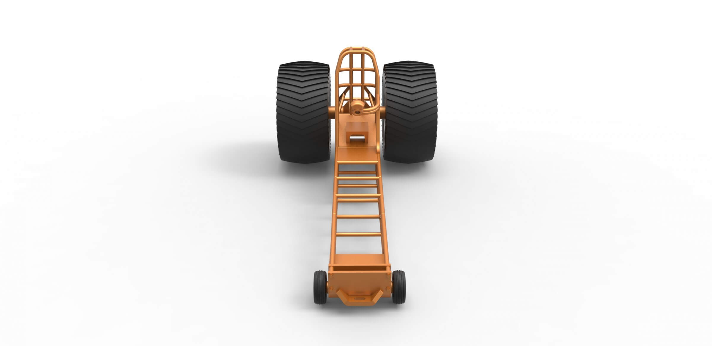 Pulling Tractor Chassis 1:25 - 3D Model by TechItemsRock