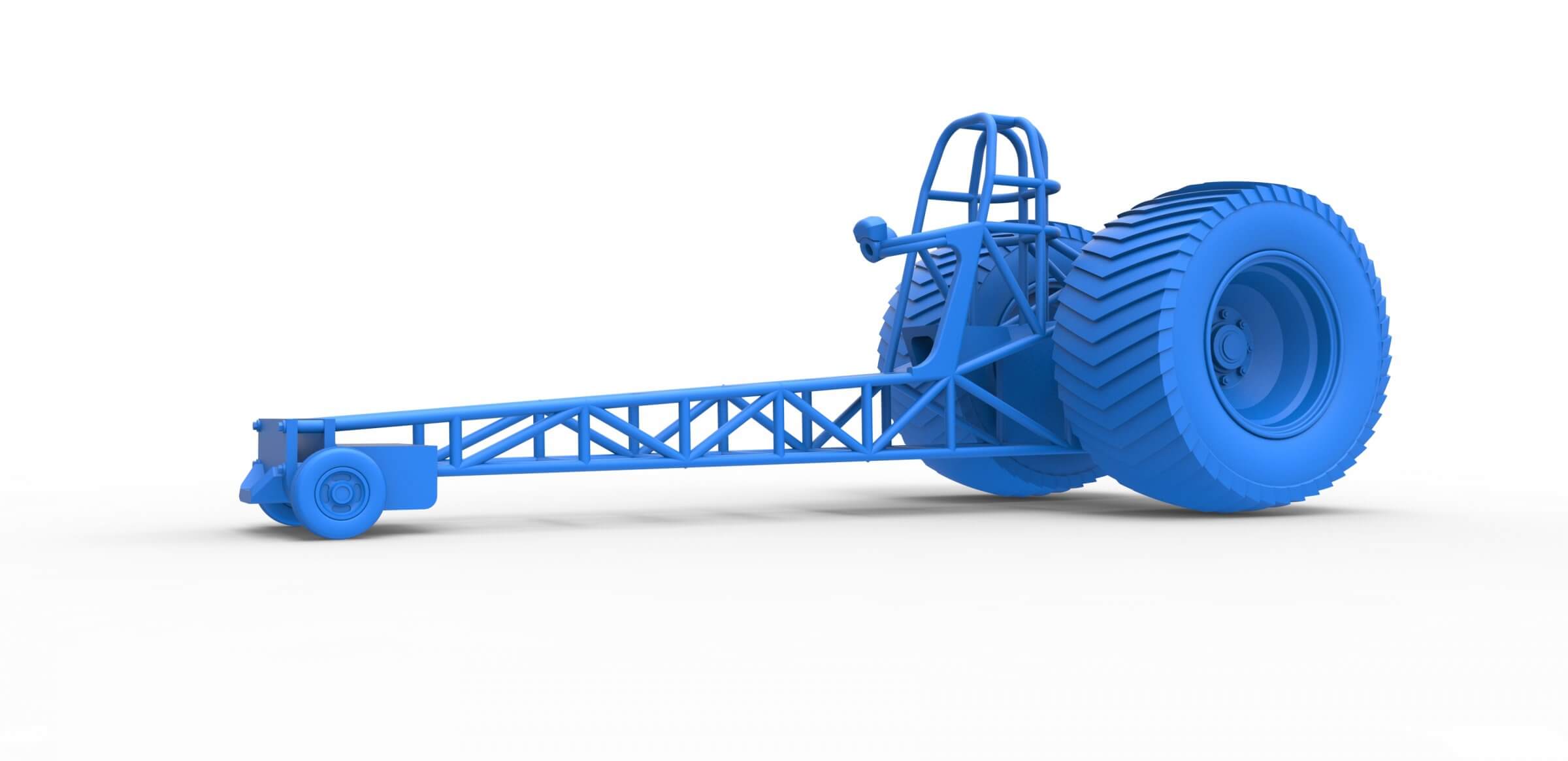 Pulling Tractor Chassis 1:25 - 3D Model by TechItemsRock