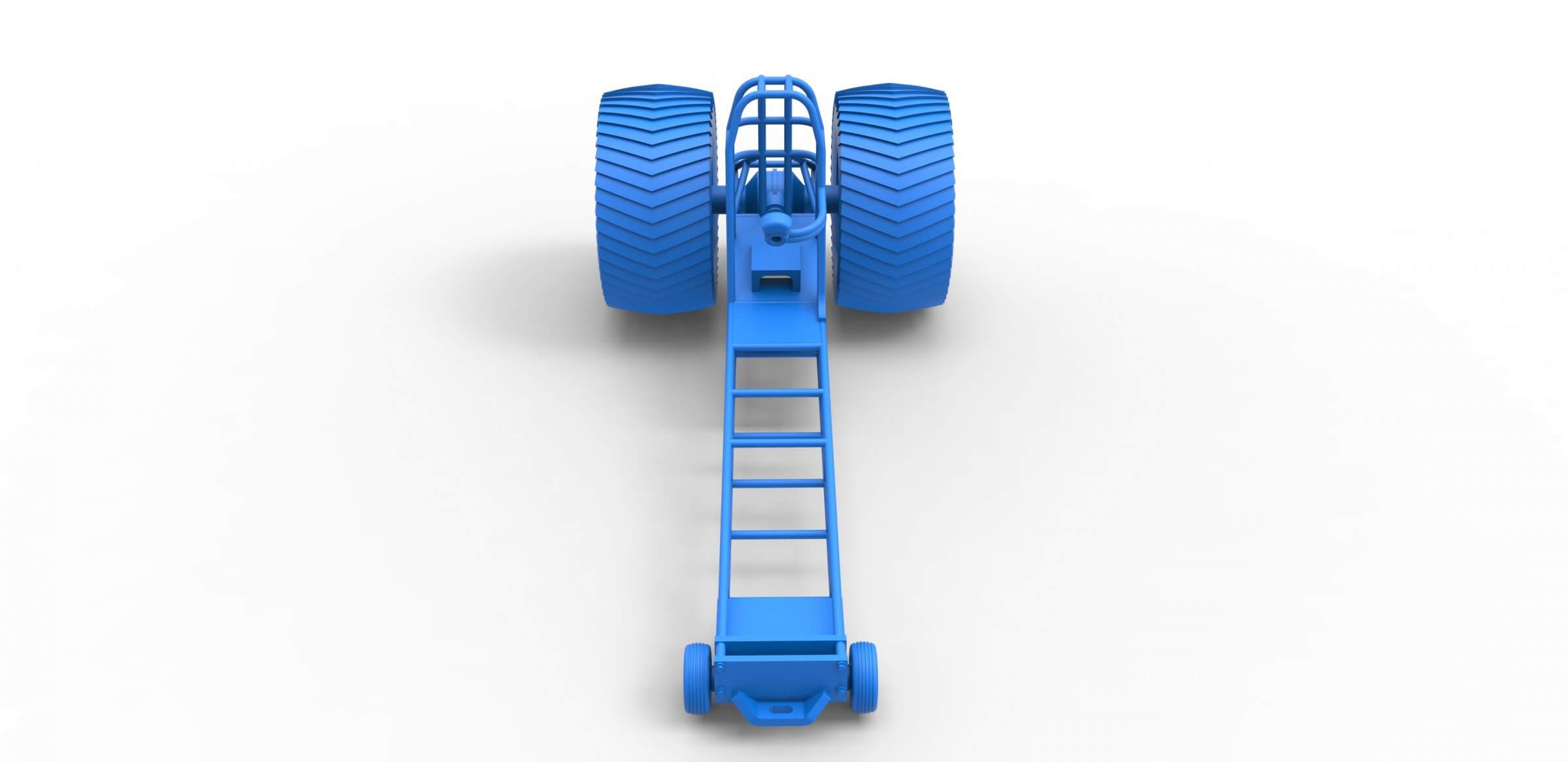 Pulling Tractor Chassis 1:25 - 3D Model by TechItemsRock