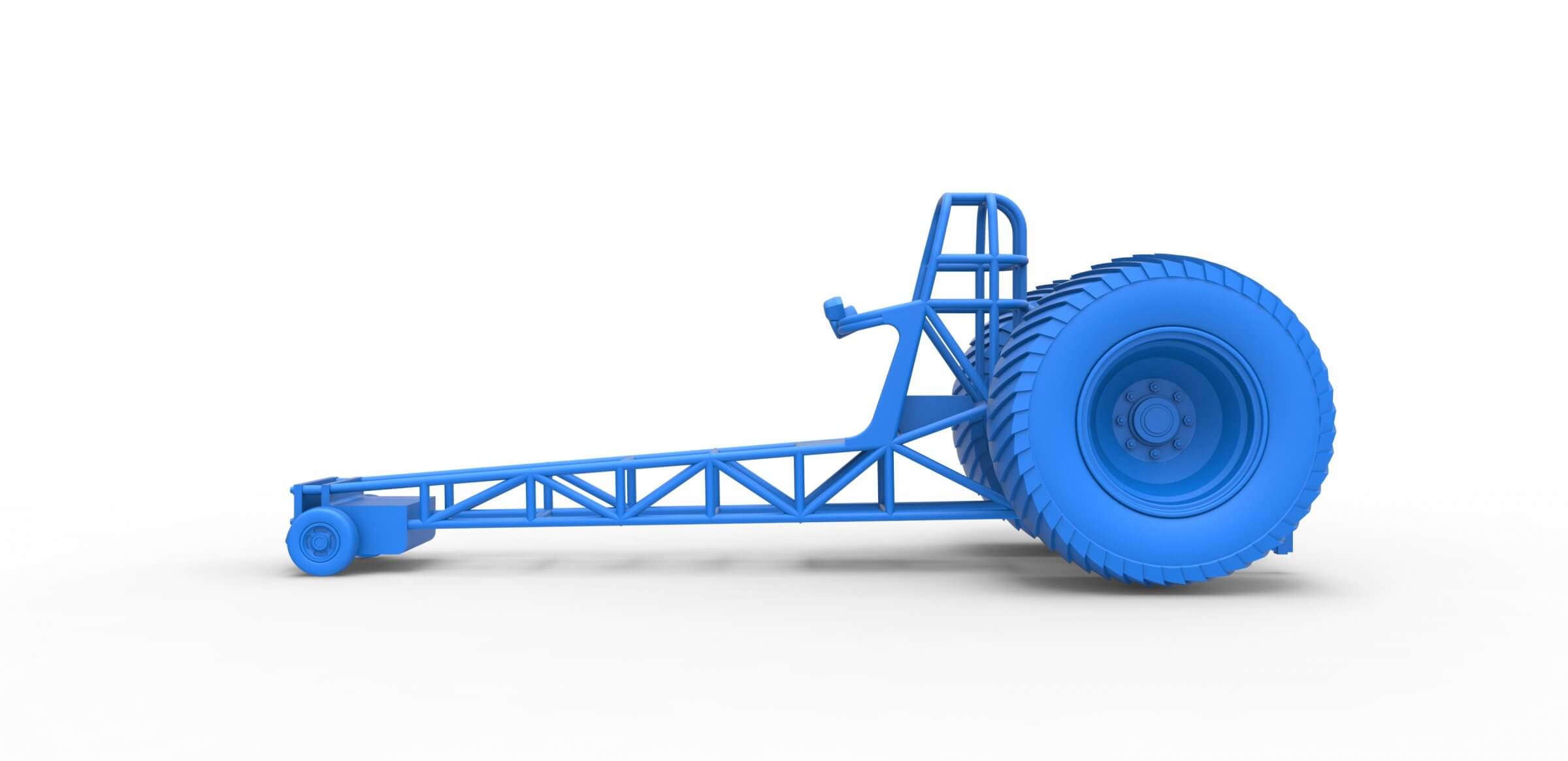 Pulling Tractor Chassis 1:25 - 3D Model by TechItemsRock
