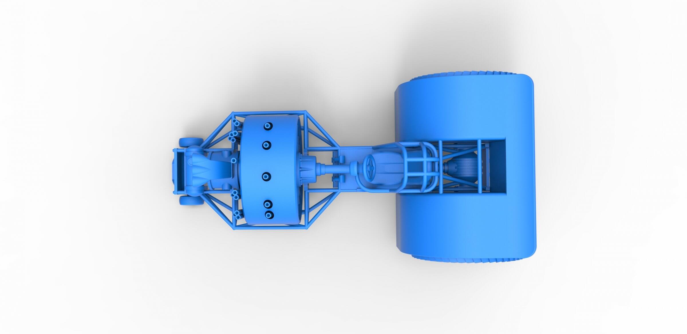 Pulling Tractor with Radial Engine 1:25 - 3D Model by TechItemsRock
