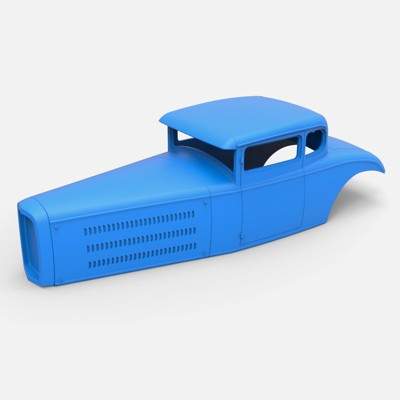 Hot Rod Body - 3D Model by TechItemsRock